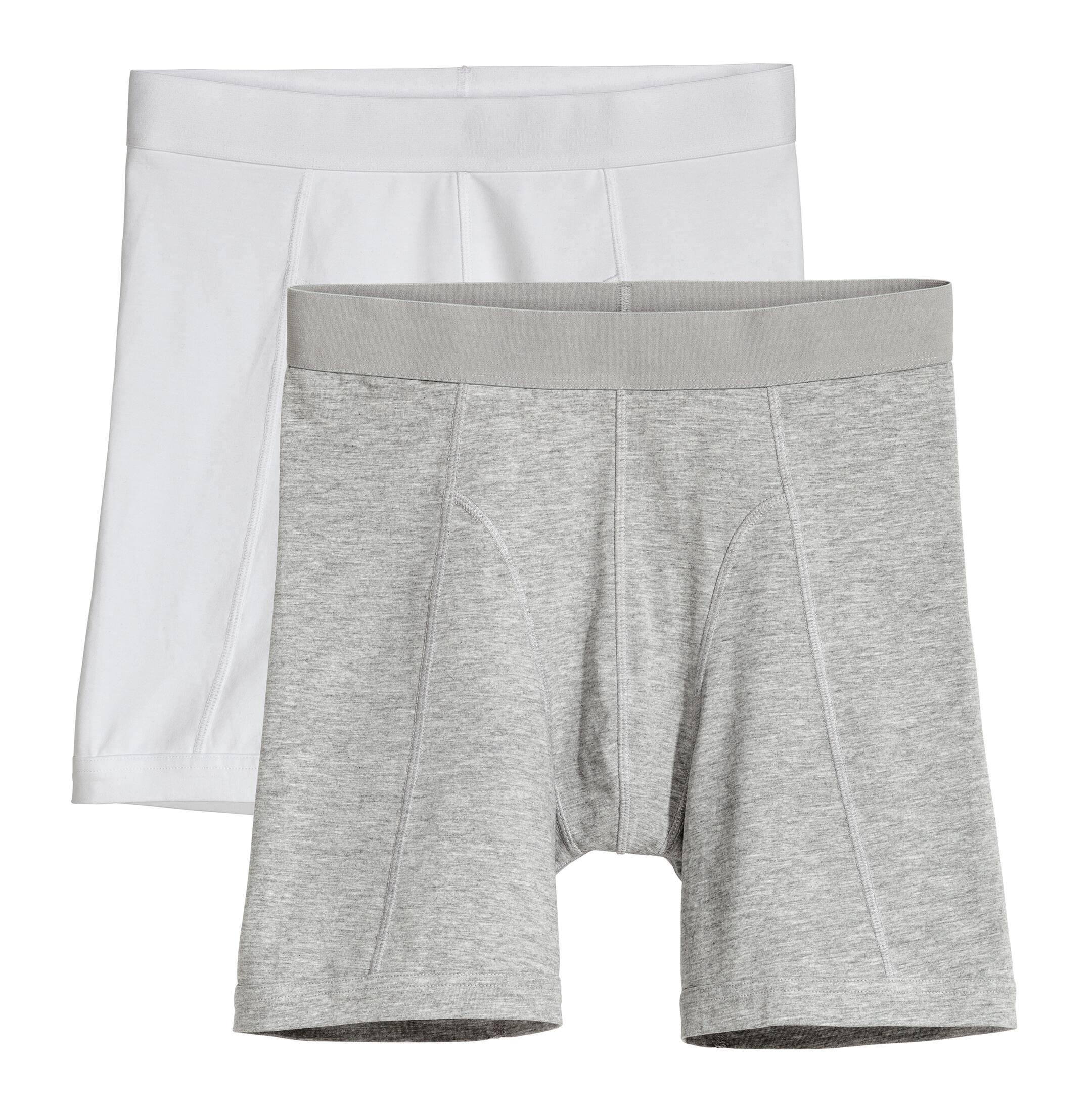 2-pack long trunks - White - Men | H&M GB