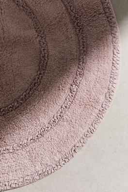 Round Cotton Bath Mat - Dusty pink - Home All | H&M US