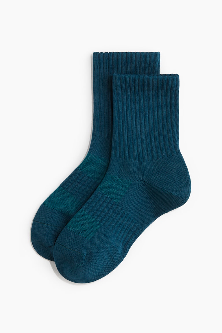 Dark gray/dark turquoise 5-pack Sports Socks with DryMove™ for kids | H ...