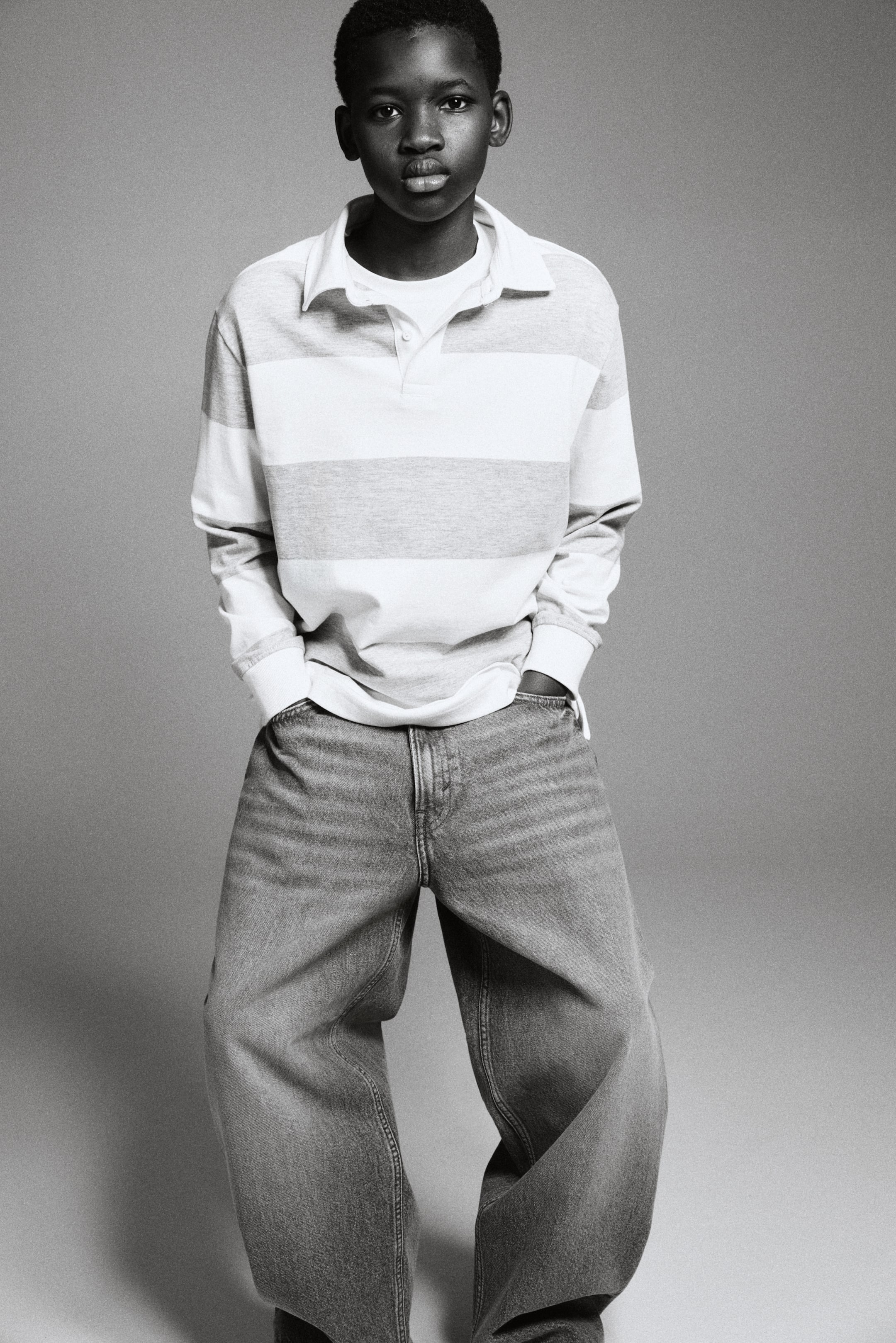 Super Baggy Jeans - Denimgrau - Kids | H&M DE