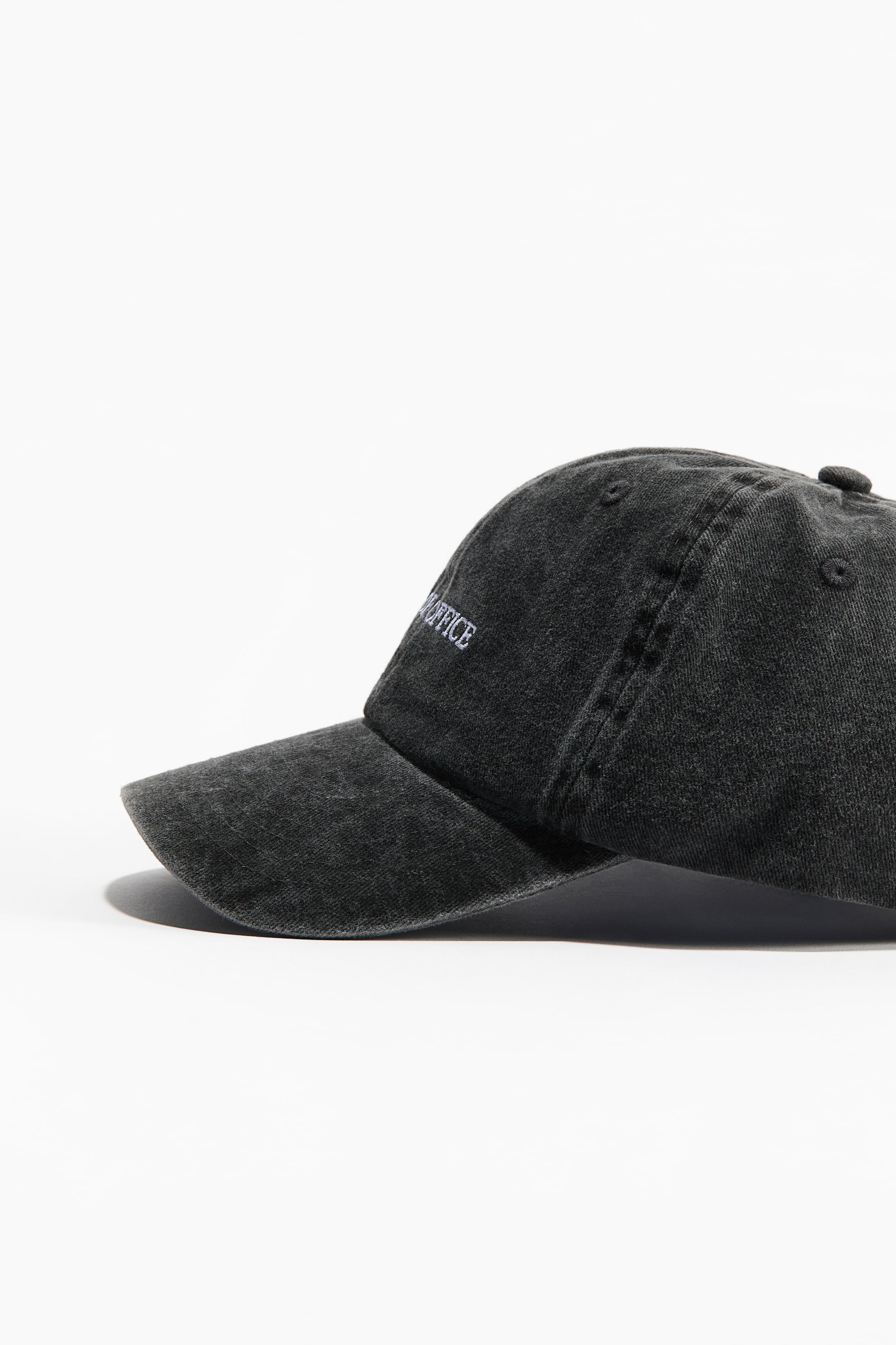 Cotton Twill Cap - Black/Out of Office - Men | H&M US