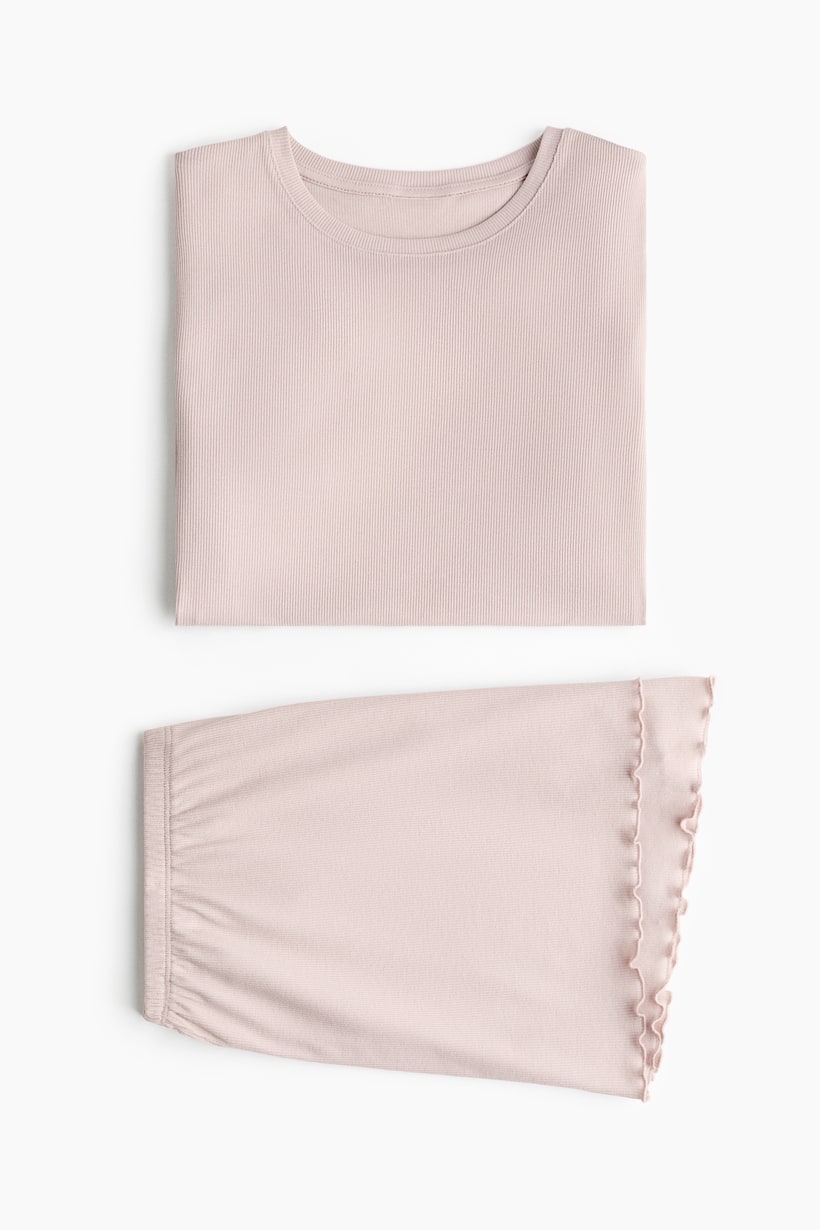 Women's Light dusty pink Modal-Blend Pajamas | H&M CA