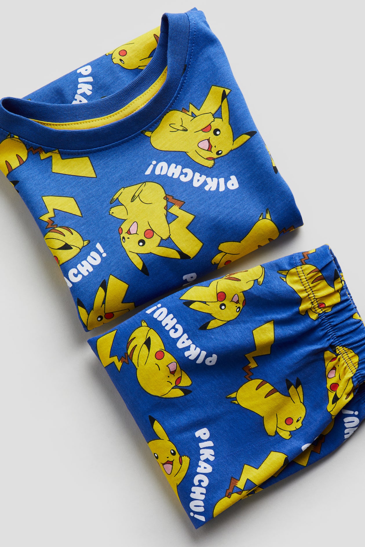 Printed pyjamas - Bright blue/Pokémon - Kids | H&M GB