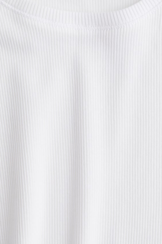 Women's White Fitted T-shirt | H&M US