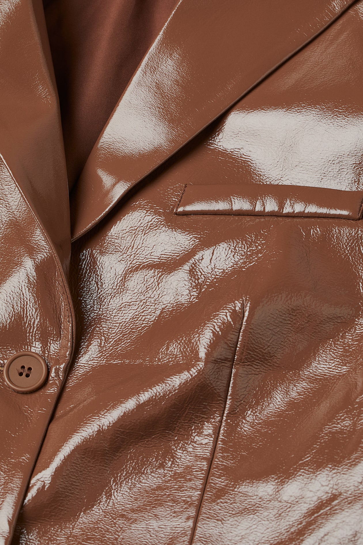 Jacke aus Lederimitat - Braun - Ladies | H&M DE