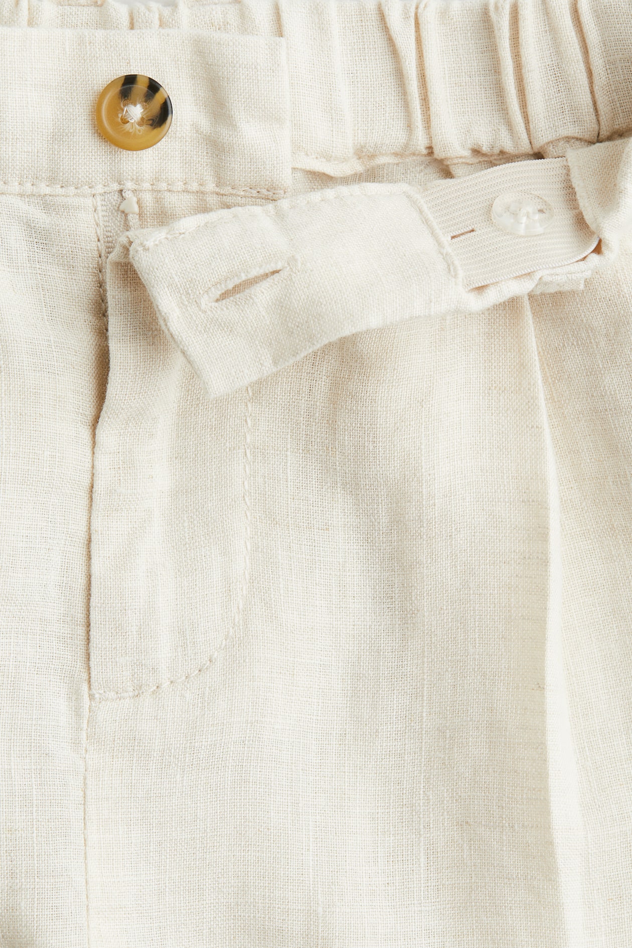 Pantaloni de in cu croială lejeră - Bej-deschis - COPII | H&M RO