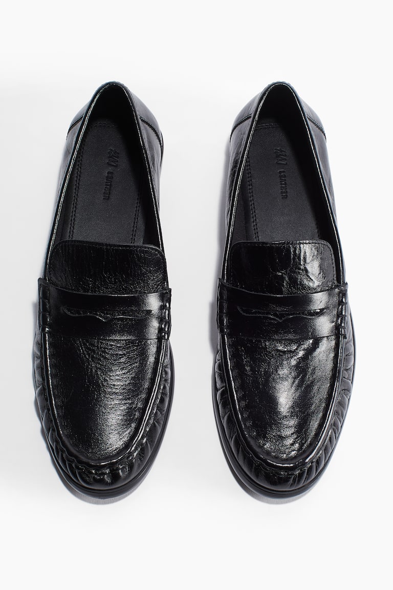 Leather loafers - Black - Ladies | H&M GB