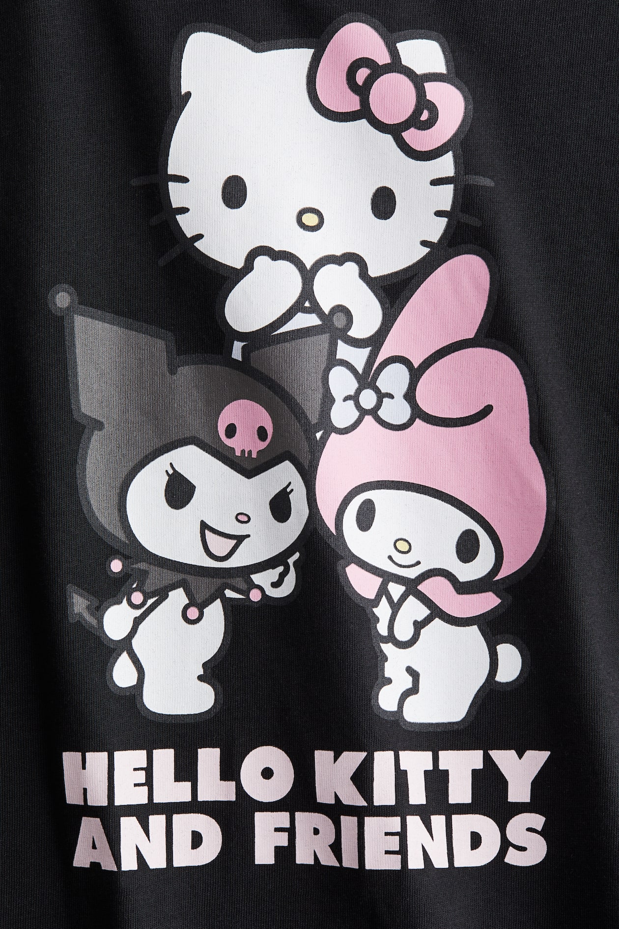 Dark gray/Hello Kitty Cotton T-Shirt with Printed Motif for kids | H&M US