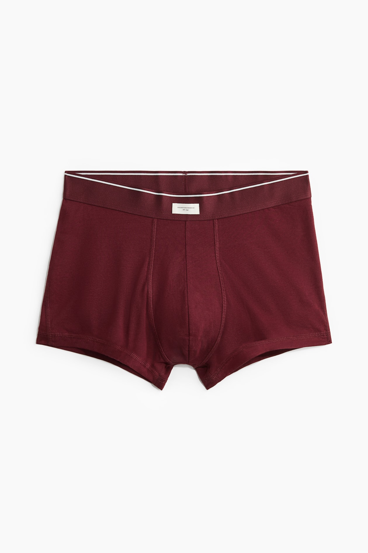 3-pack Short Boxer Briefs with Lycra® - Gray/burgundy/black - Men | H&M US