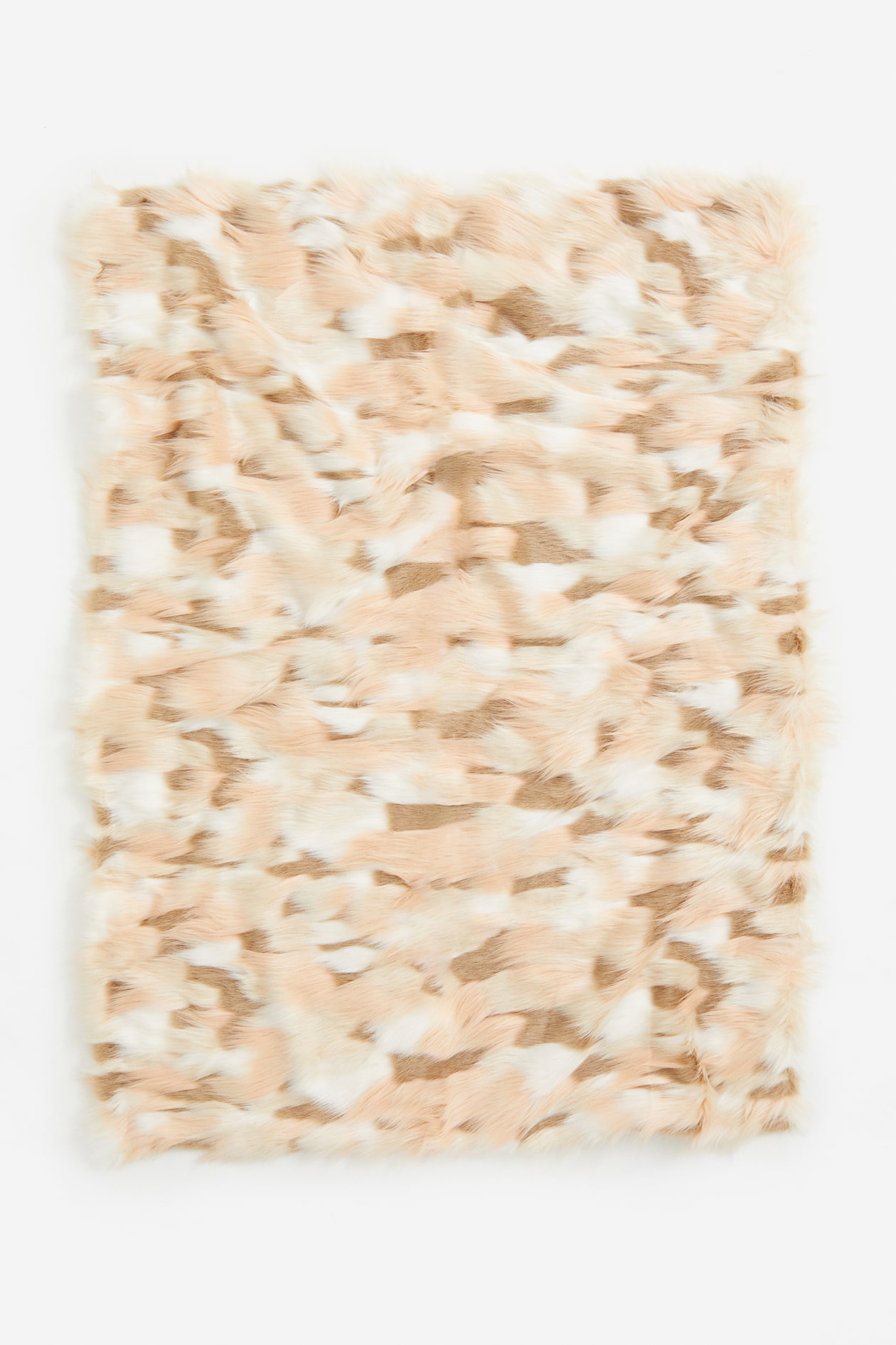 Fluffy Throw - Light beige/patterned - Home All | H&M US