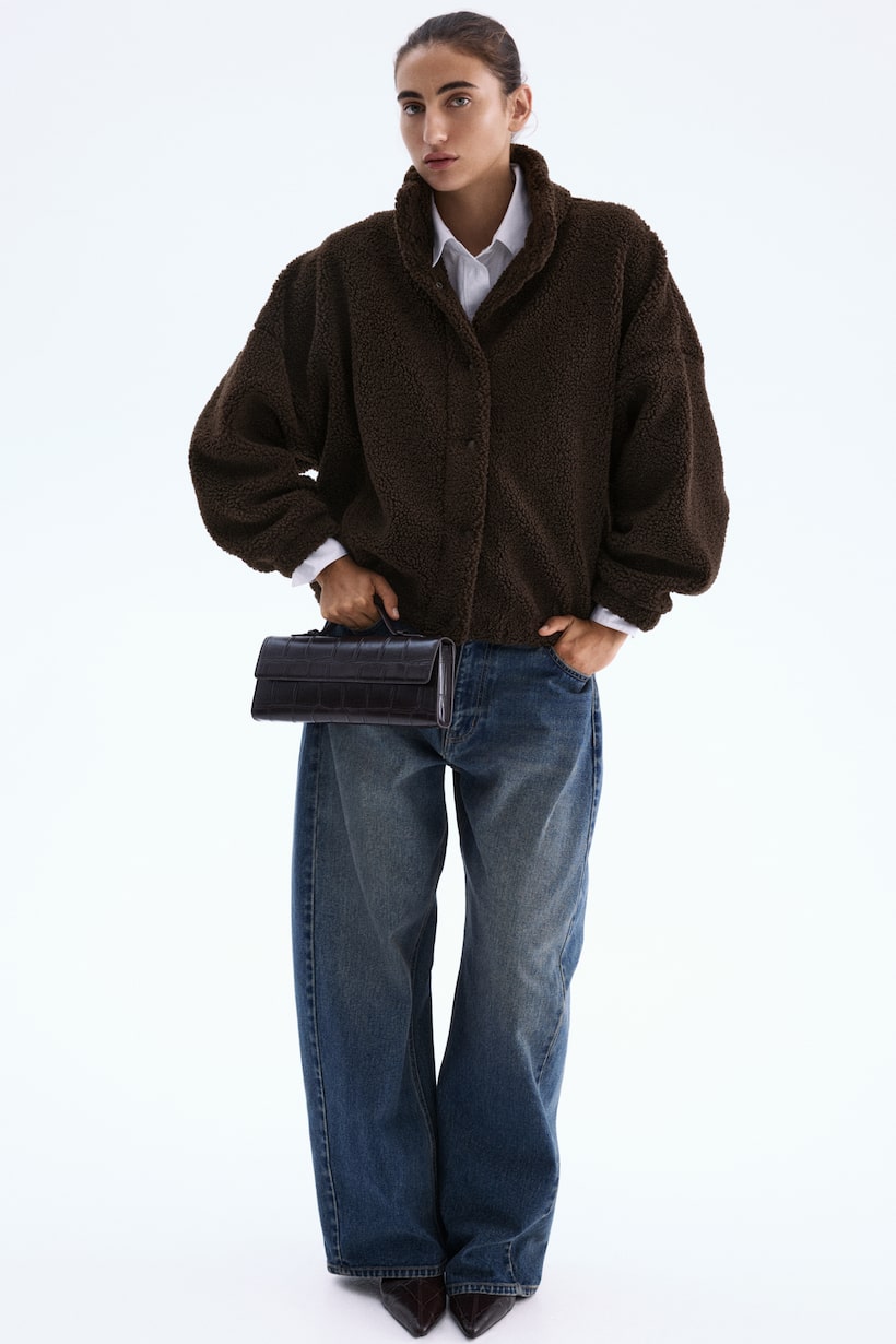 Teddy-Mäntel für Damen | Lang, Cropped & Shackets | H&M CH