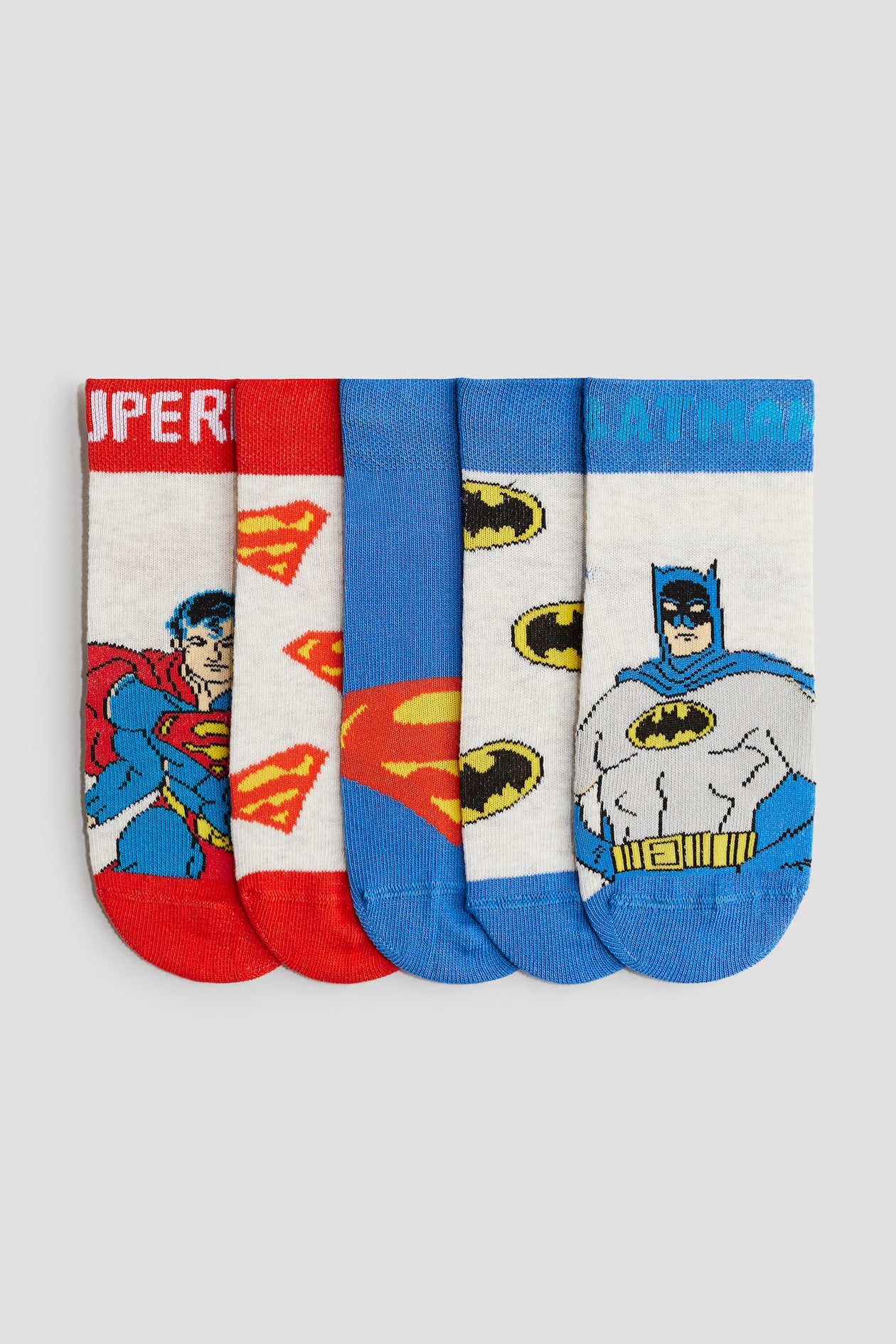5-pack socks - Blue/Batman - Kids | H&M GB