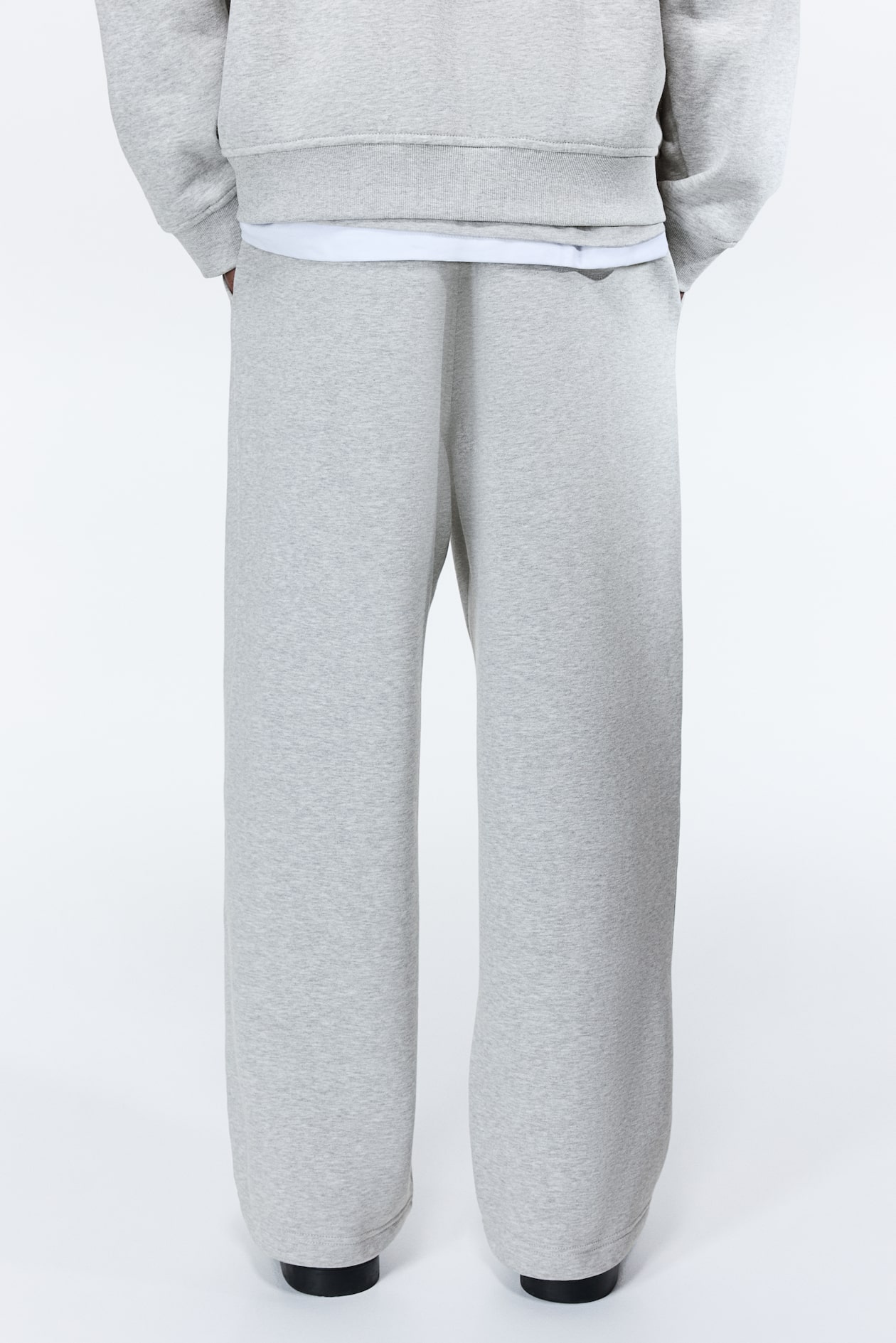 Men’s Light gray melange Loose-Fit Sweatpants | H&M CA