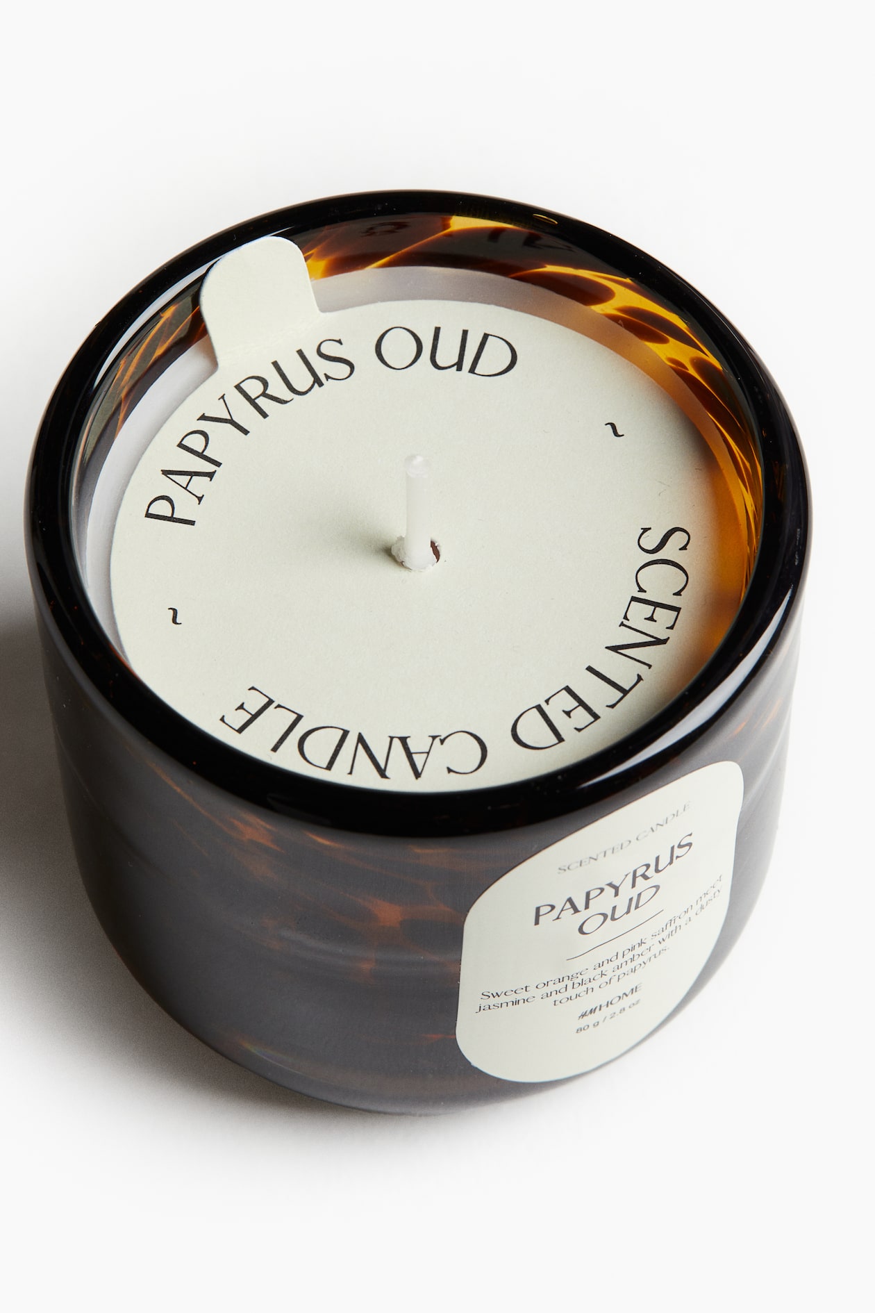 Papyrus Oud Scented Candle in Glass Holder at H&M Home | H&M US
