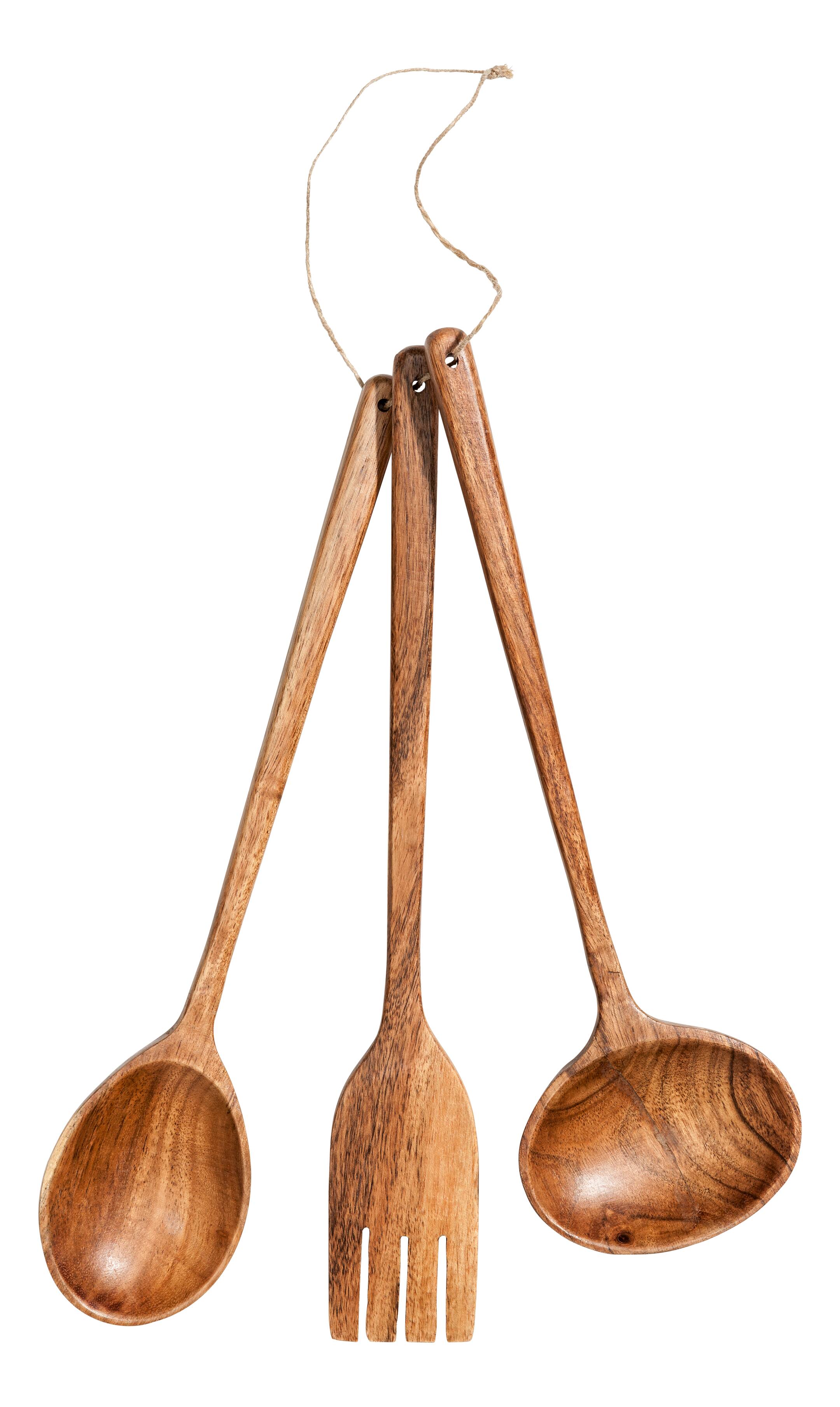 3-piece kitchen utensil set - Natural - Home All | H&M GB