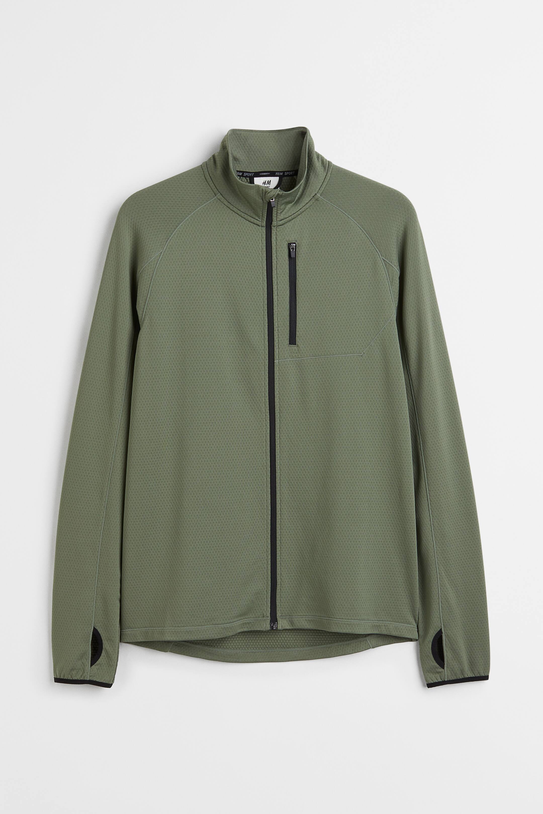 ז'קט ריצה Regular Fit - ירוק כהה - Men | H&M IL