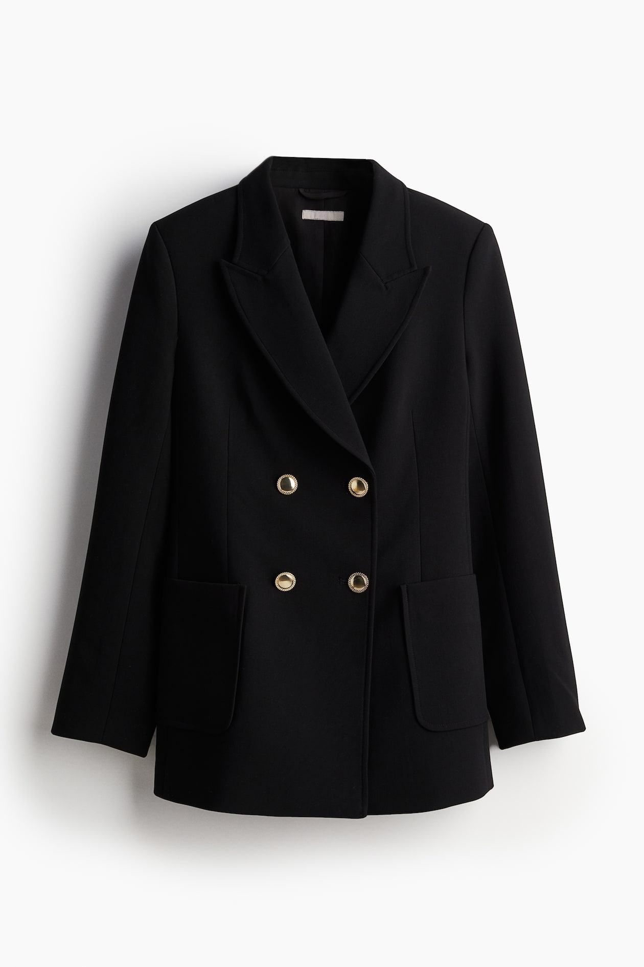 Button-Detail Jacket - Black - Ladies | H&M US