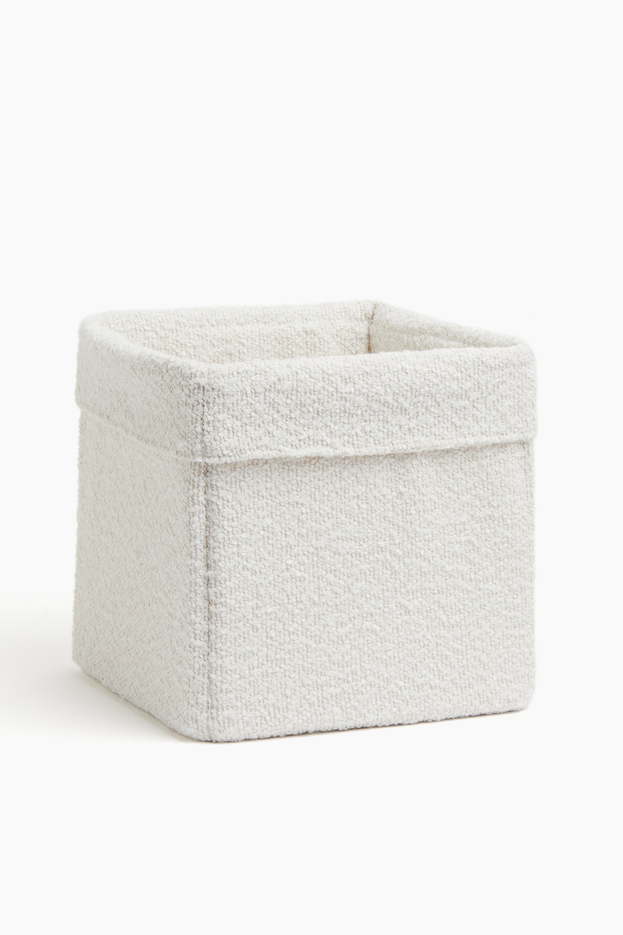 Bouclé Storage Basket - White - Home All | H&M US
