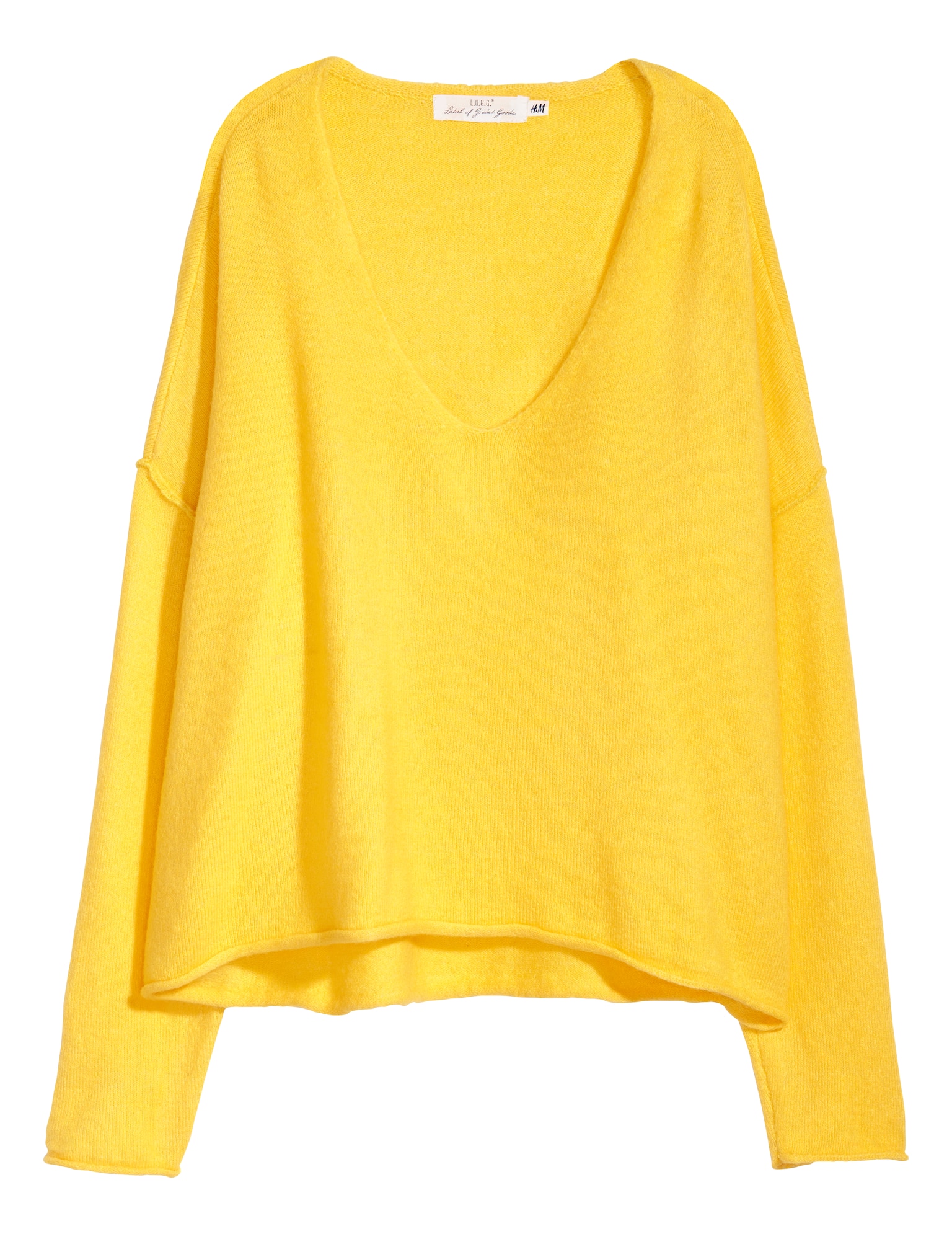Knit Sweater - Lemon yellow - Ladies | H&M US