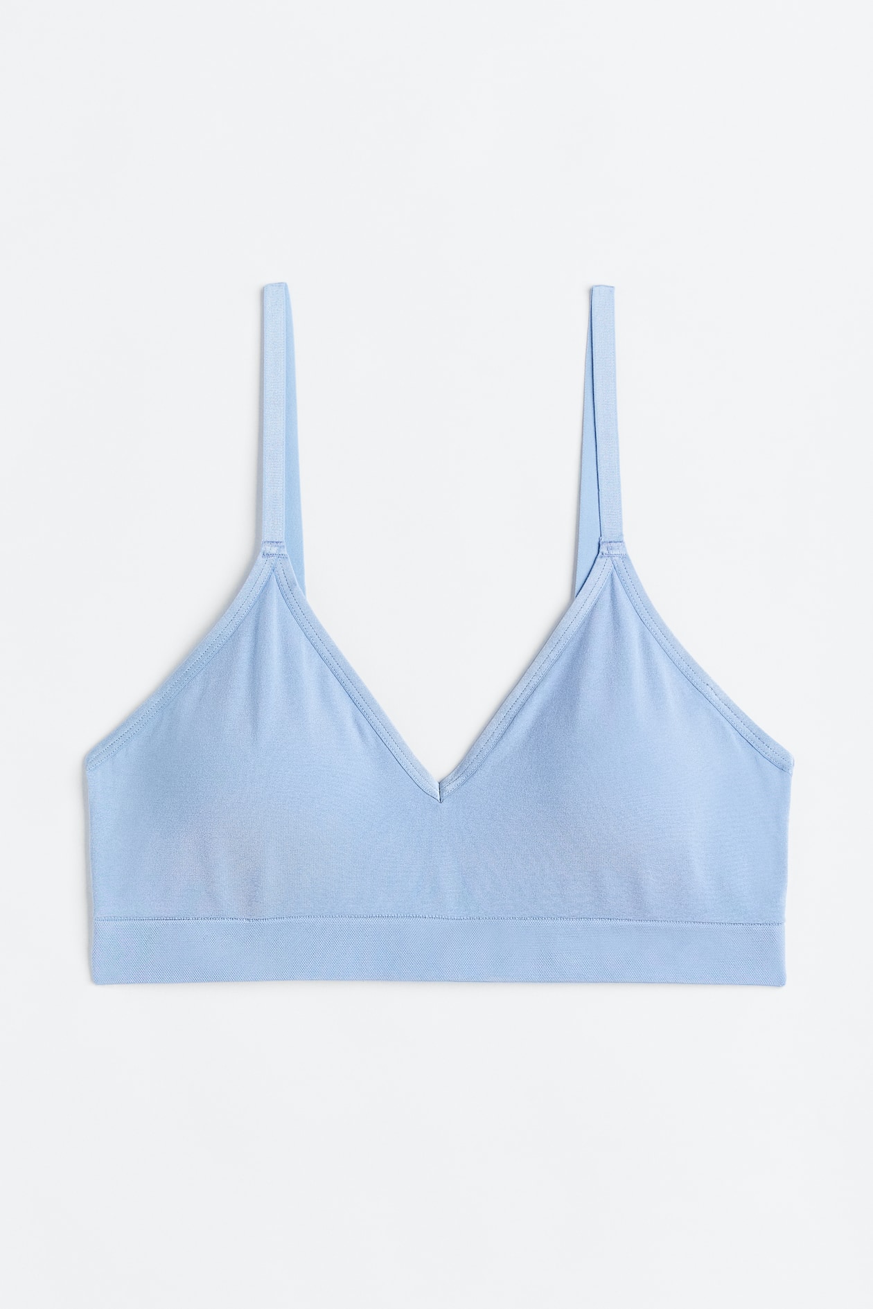 Wattierter BH - V-Ausschnitt - Hellblau - Ladies | H&M AT