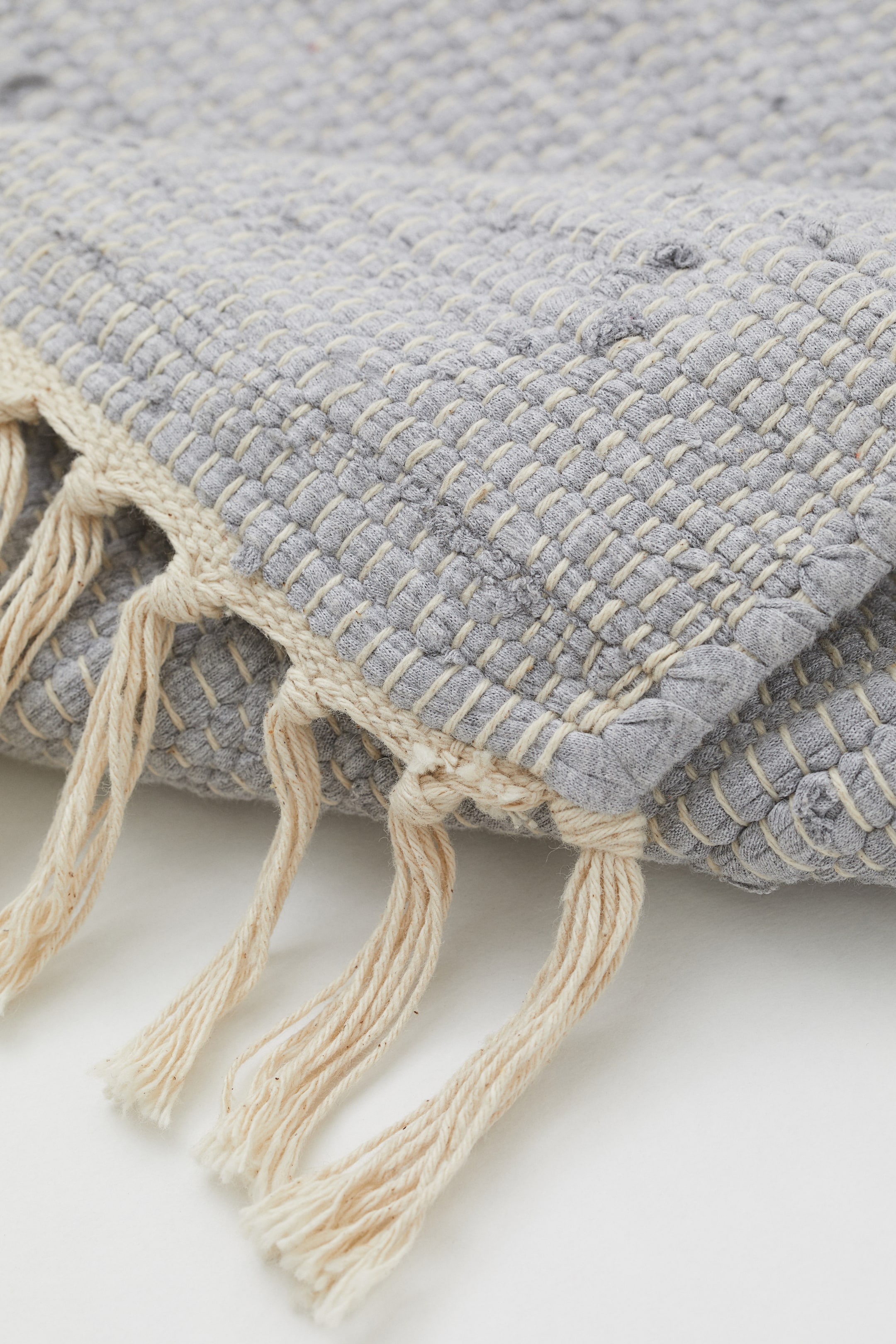 Cotton Rag Rug - Light gray - Home All | H&M CA