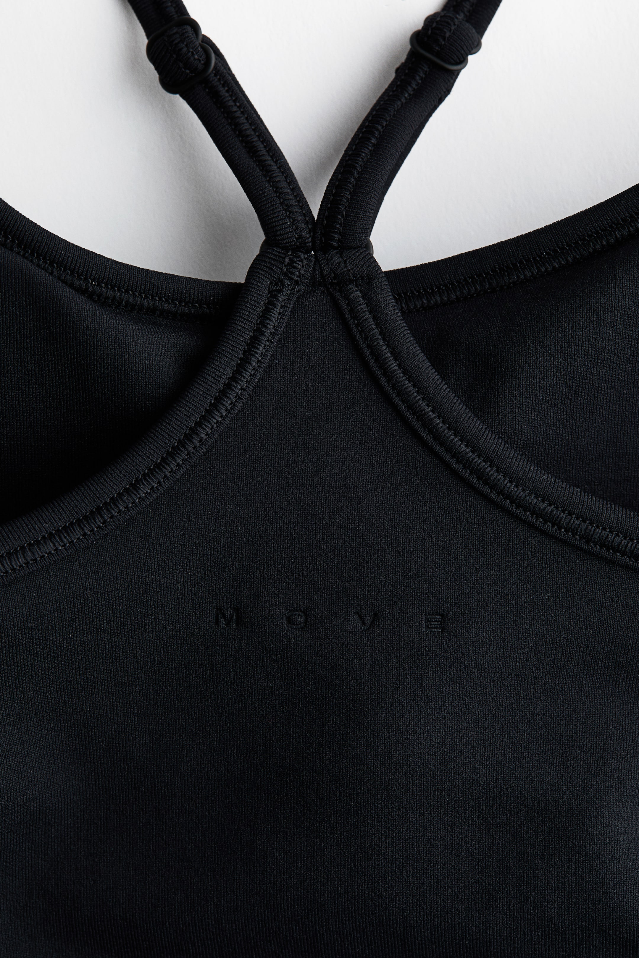Seamless Sports top with DryMove™ - Black - Ladies | H&M IN