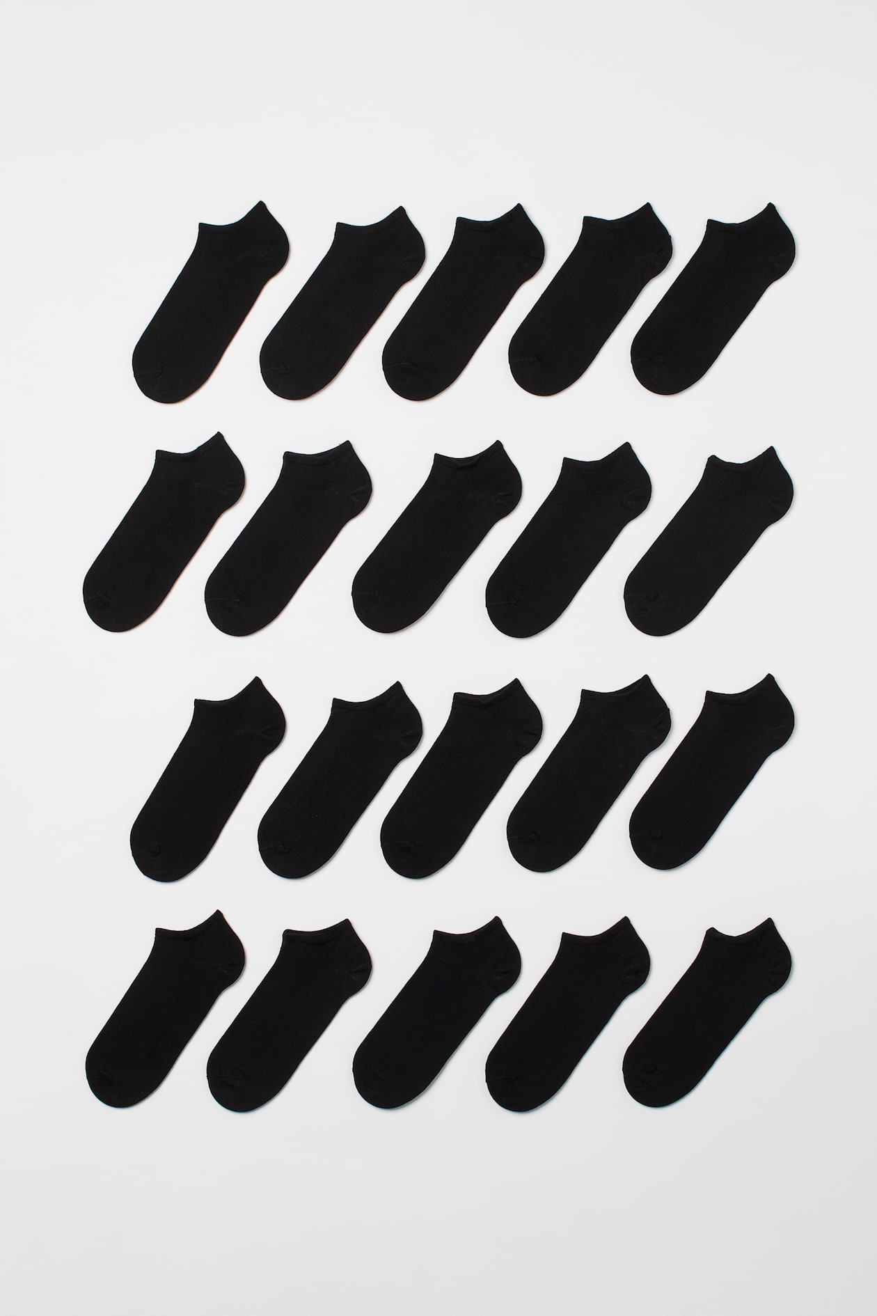 20-pack trainer socks - Black - Men | H&M GB