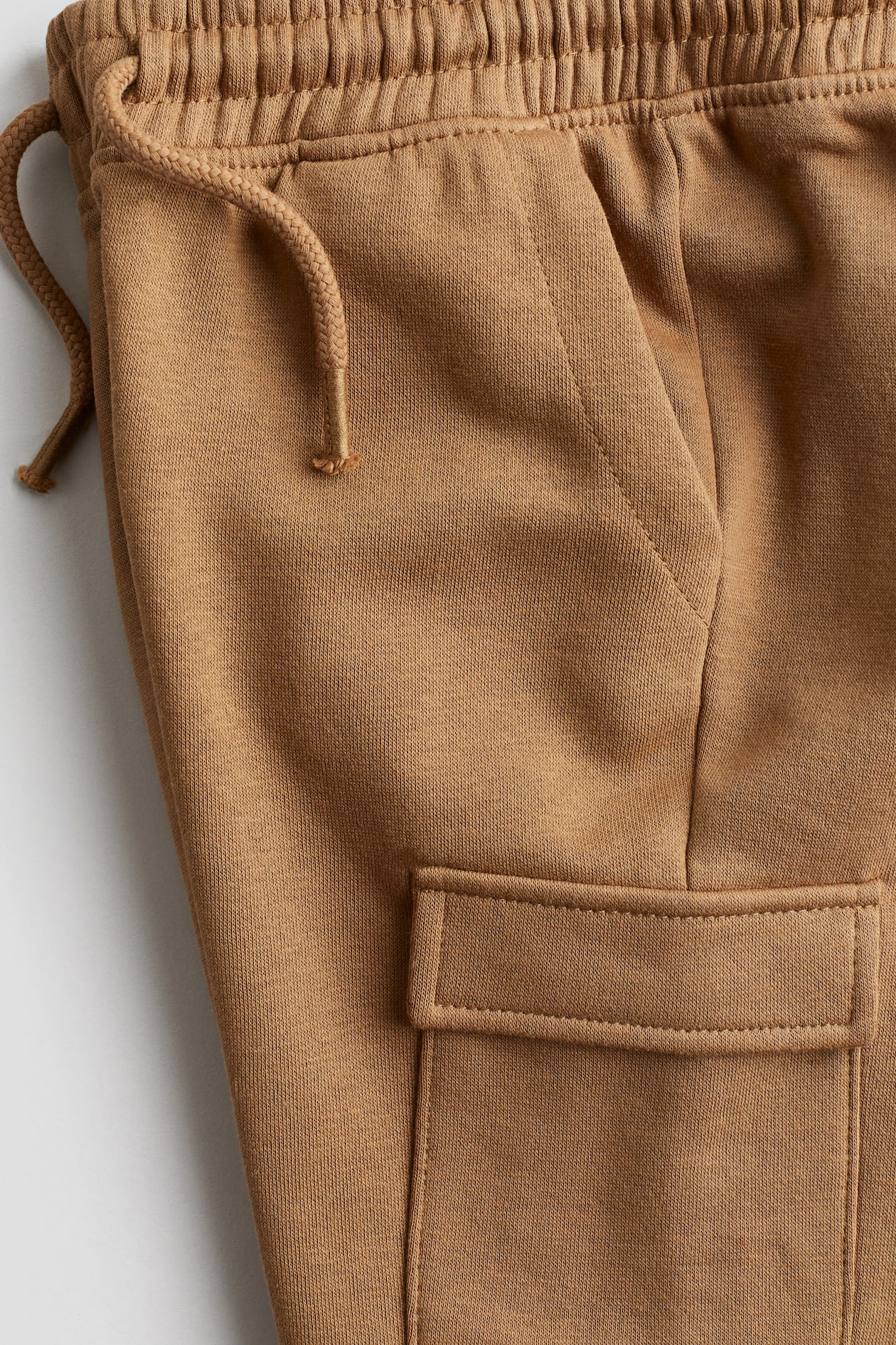 Dark Beige Brushed-Inside Cargo Joggers for Kids at H&M CA