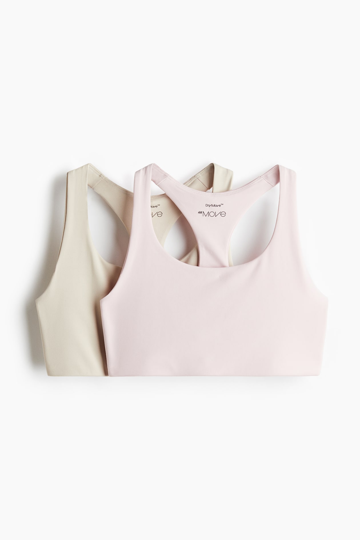 Women's Light pink 2-pack Medium Support Sports bras | H&M GB