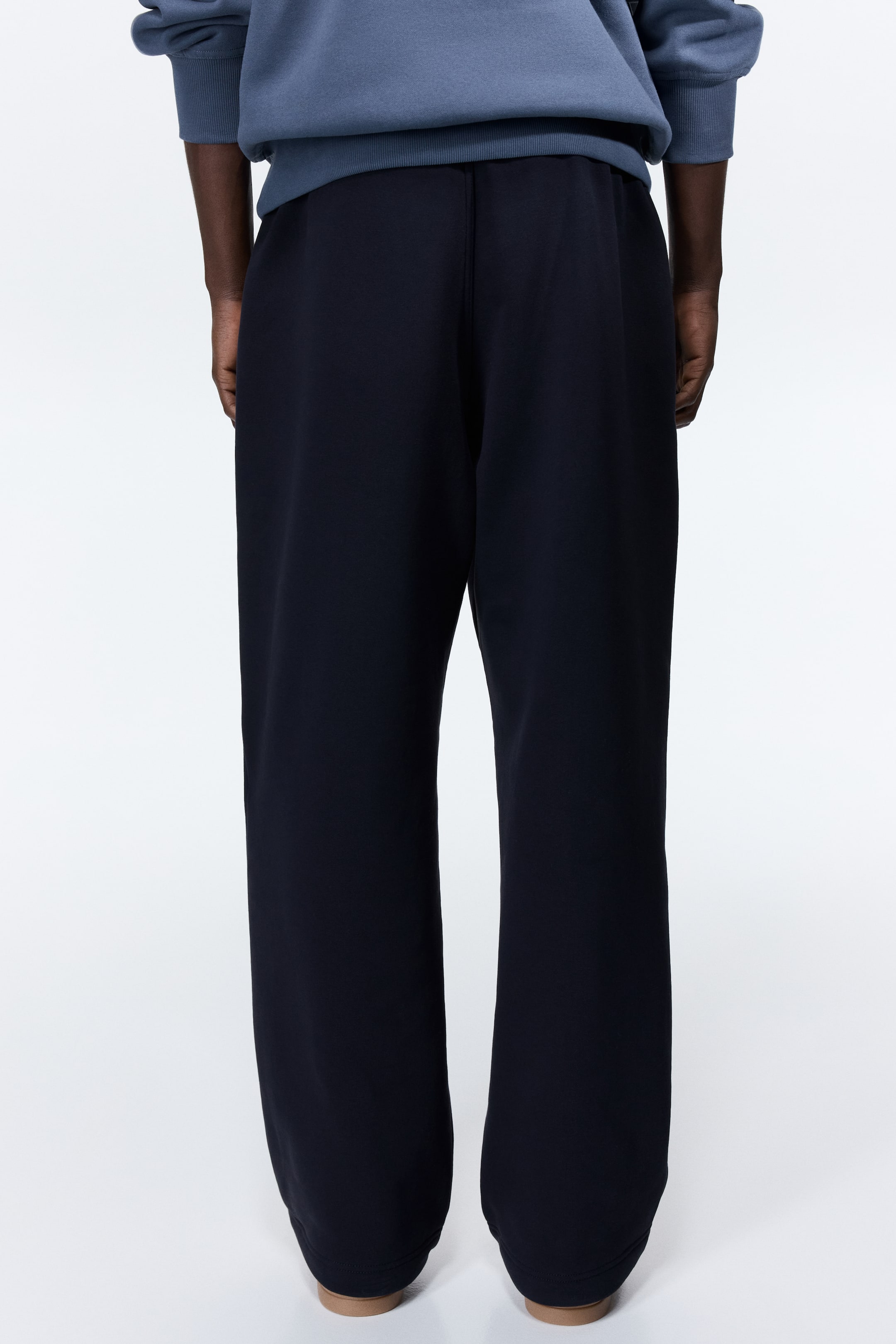 Men’s Navy blue Loose-Fit Sweatpants | H&M CA