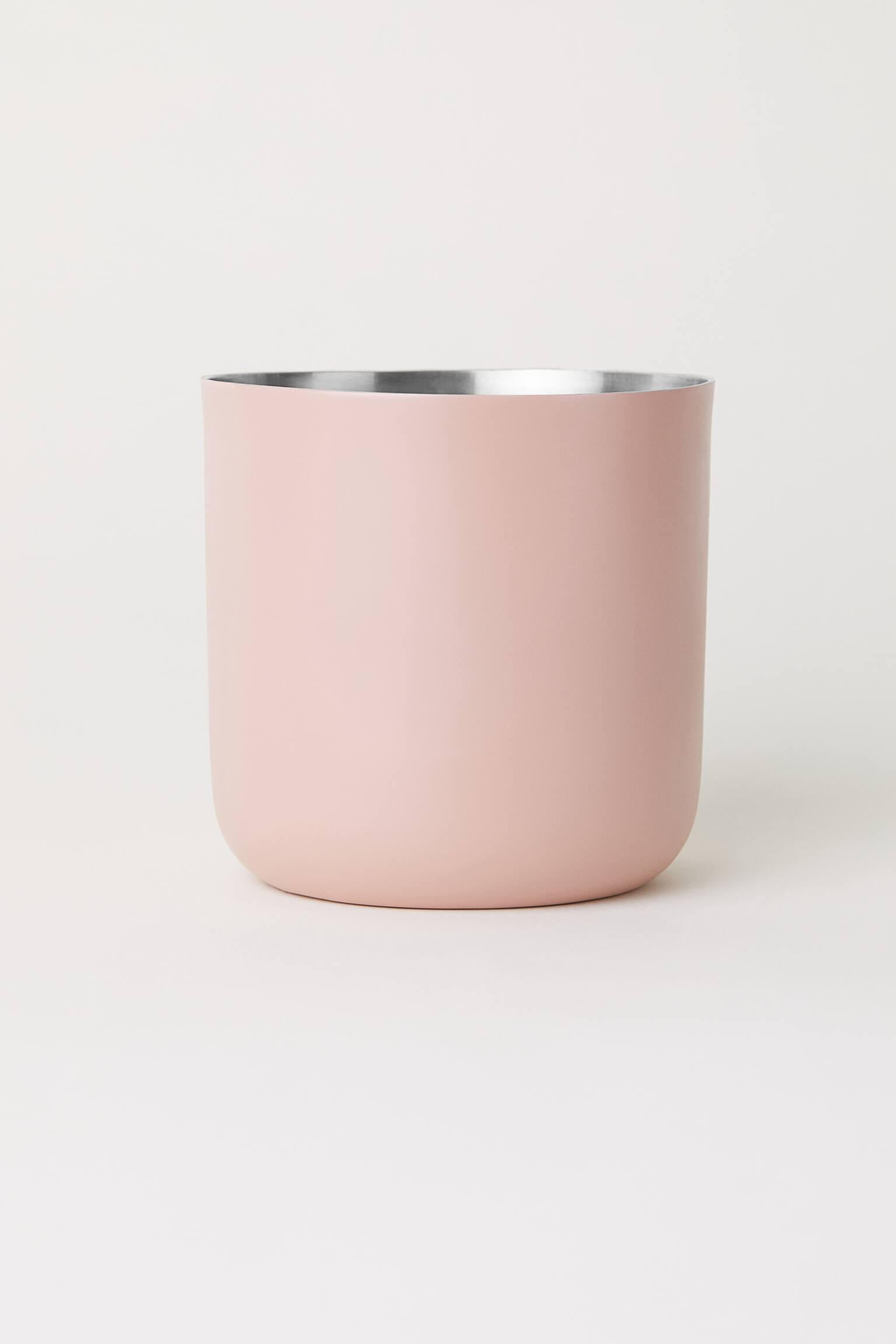 Tall metal plant pot - Pink - Home All | H&M GB