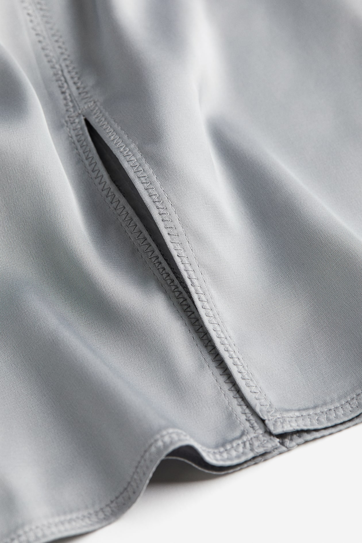 Satin nightslip - Light grey - Ladies | H&M GB