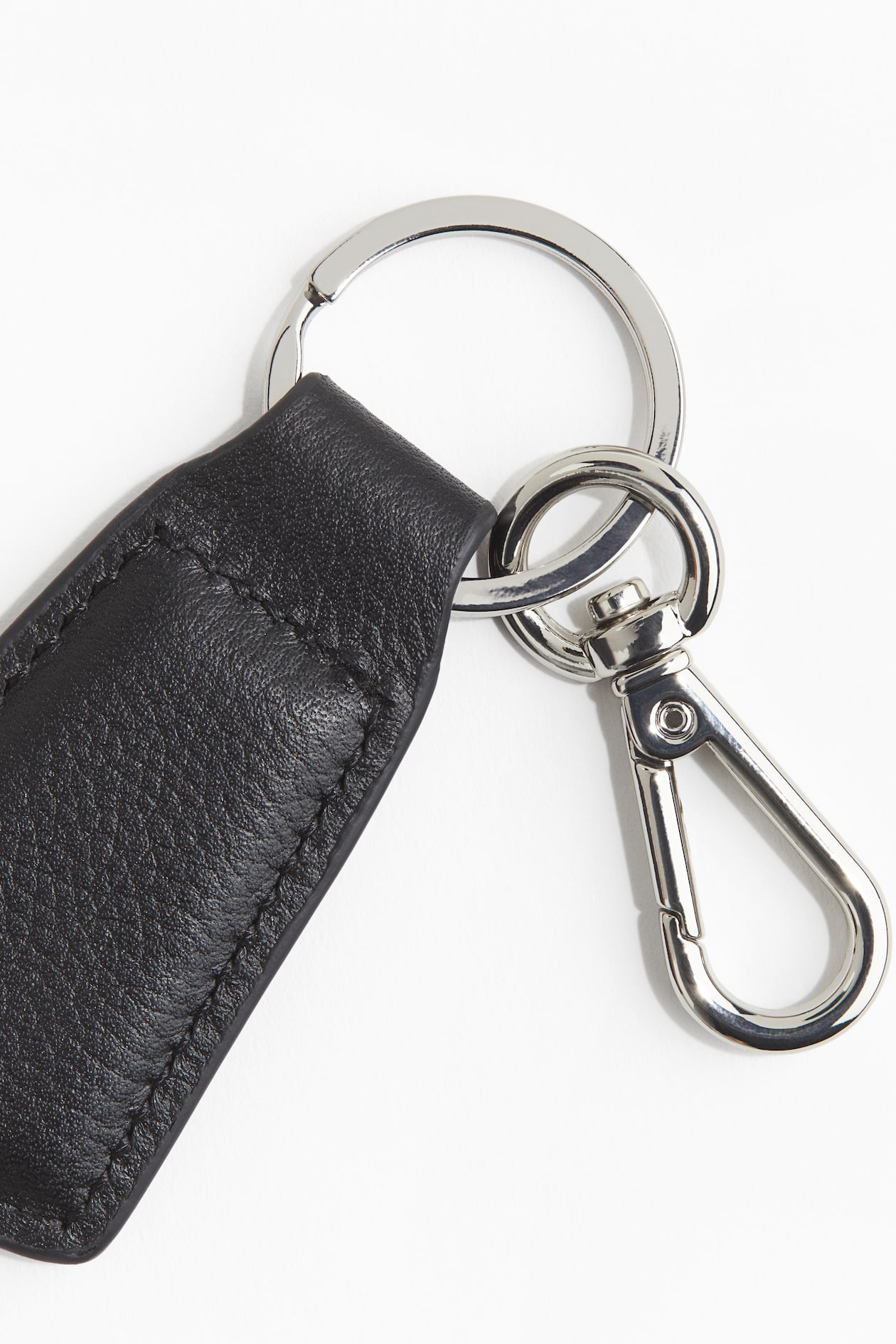 Men’s Black Key Ring with Leather Strap | H&M US