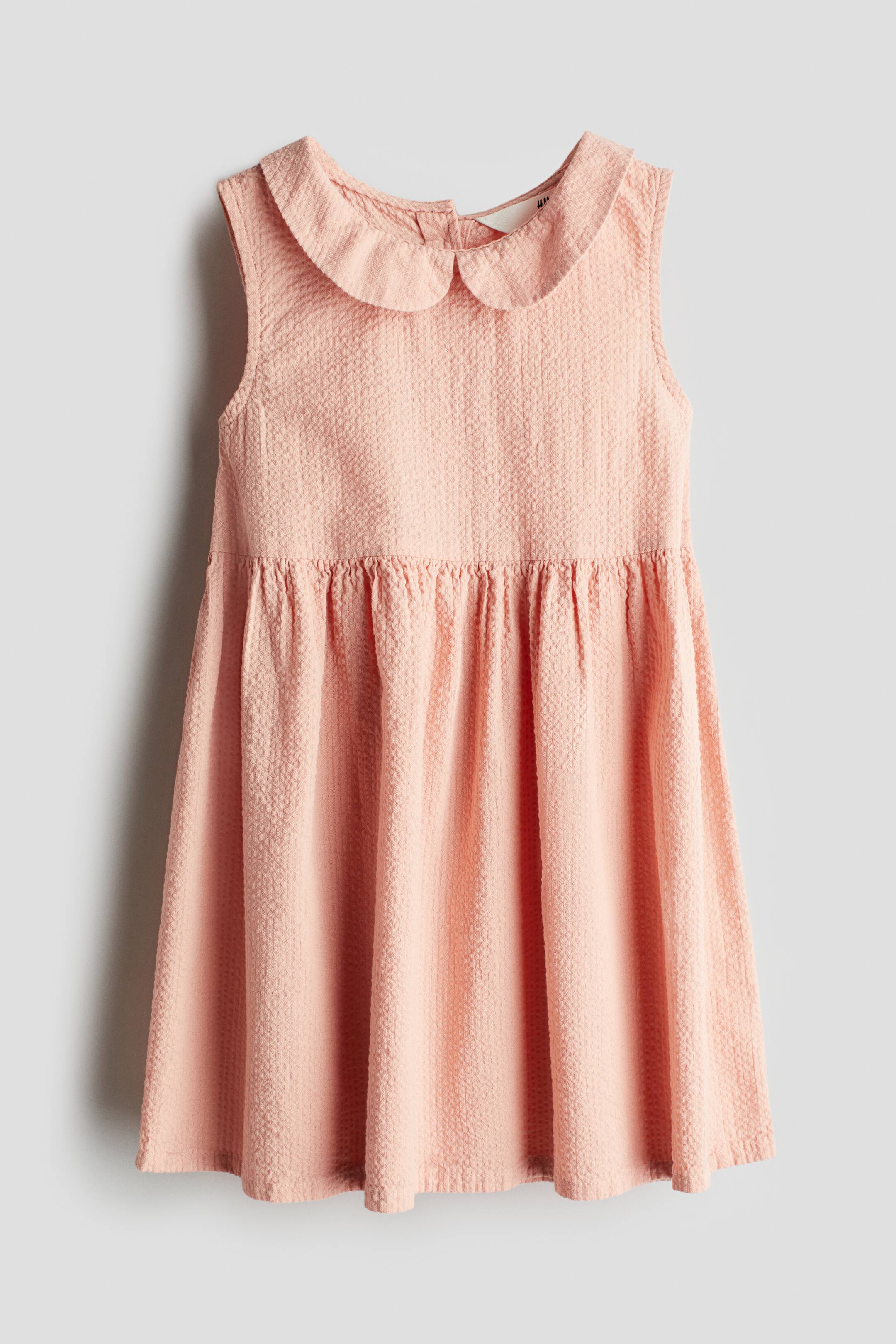 Vestido de algodón - Rosa empolvado - NIÑOS | H&M ES