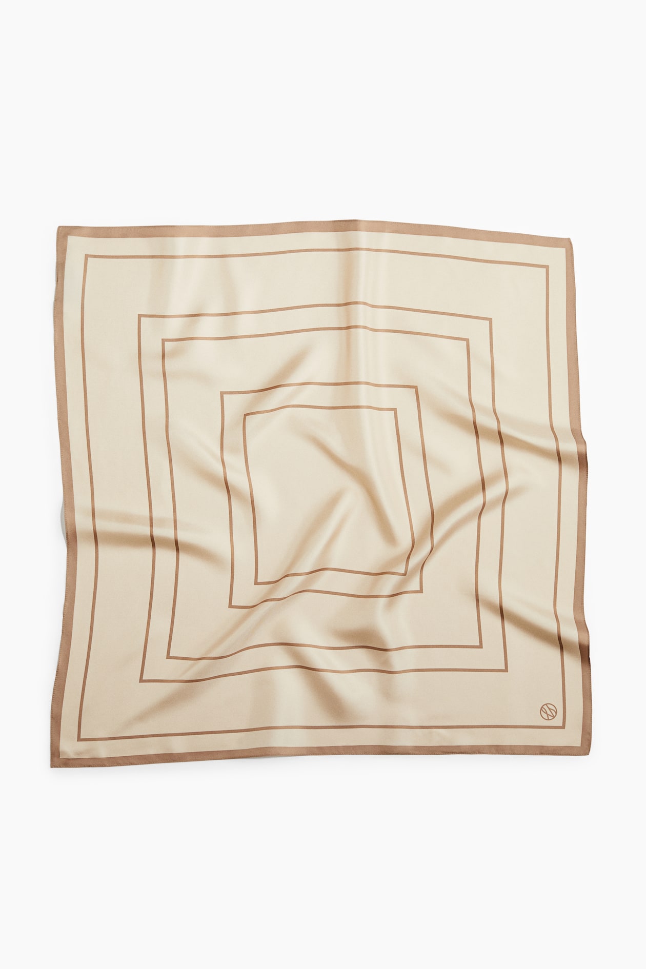 Gestreifter Schal Beige - Seide - Sand - lescarf - Ladies | H&M AT
