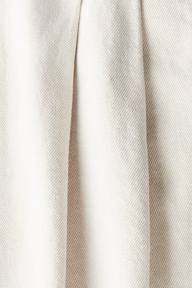 Relaxed Fit Denim trousers - Light beige - Men | H&M IN