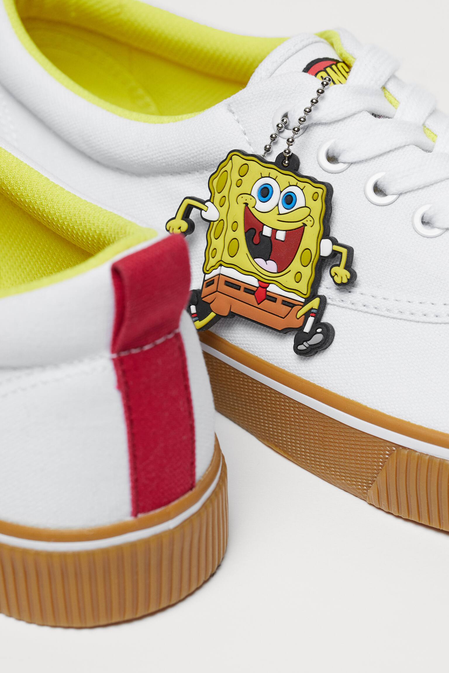 Canvas trainers - White/SpongeBob - Men | H&M GB