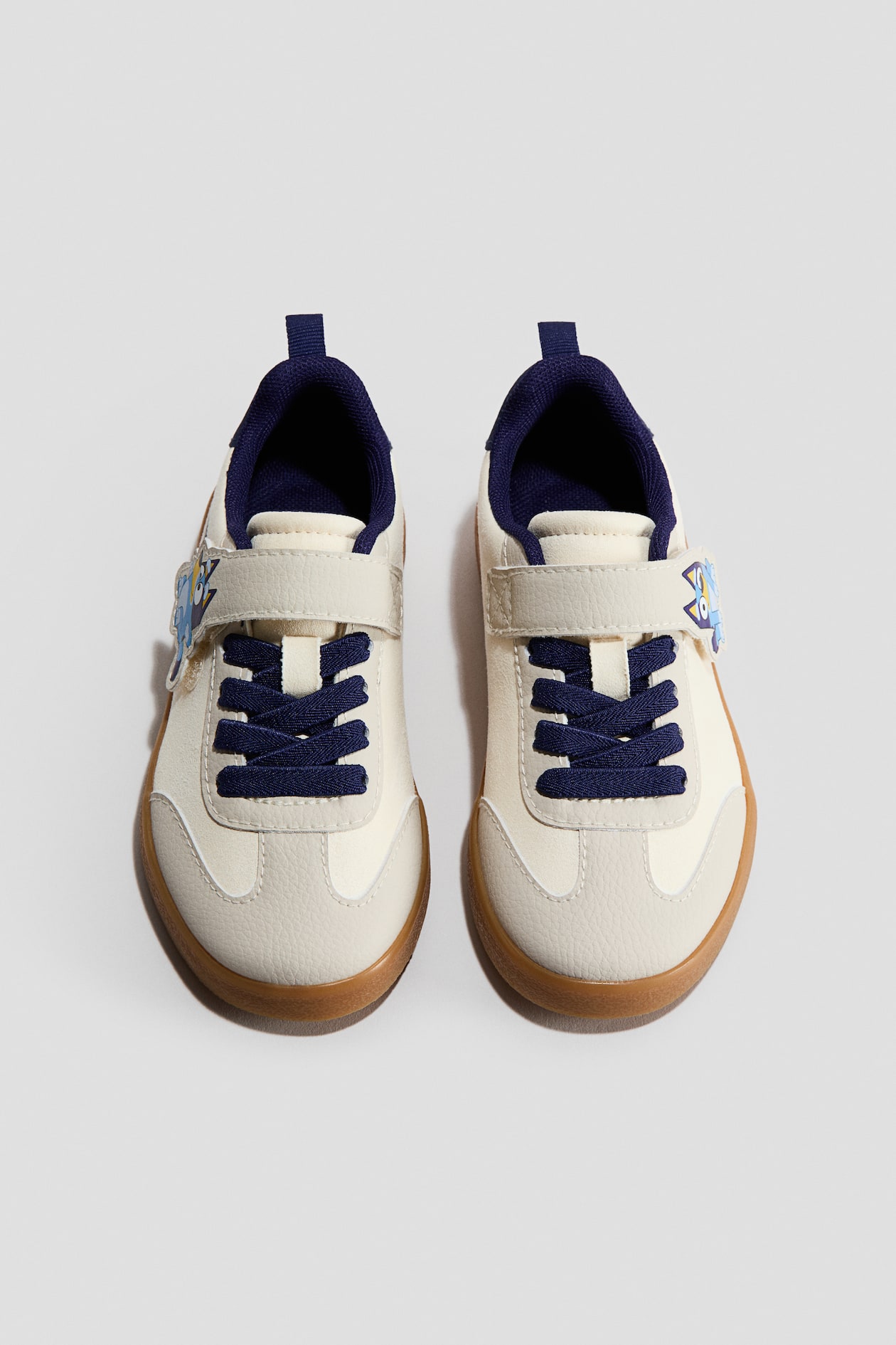 Beige/Bluey Appliquéd trainers for kids | H&M GB
