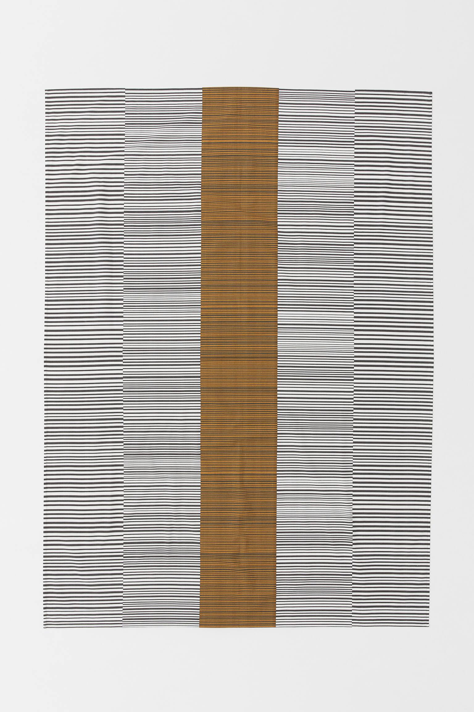 Slub-weave Cotton Tablecloth - Dark taupe/patterned - Home All | H&M US