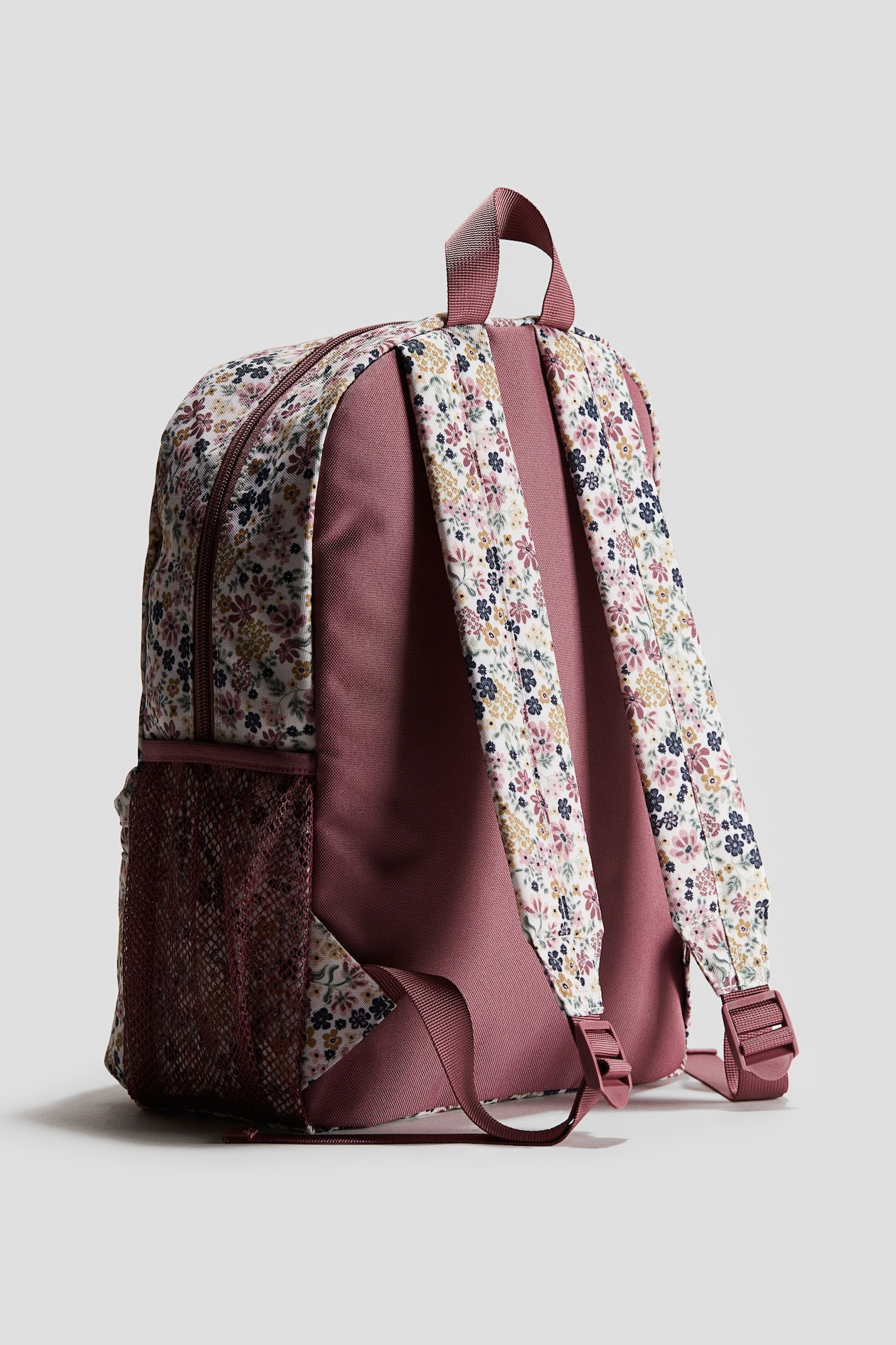 White/floral Patterned Backpack for kids | H&M CA
