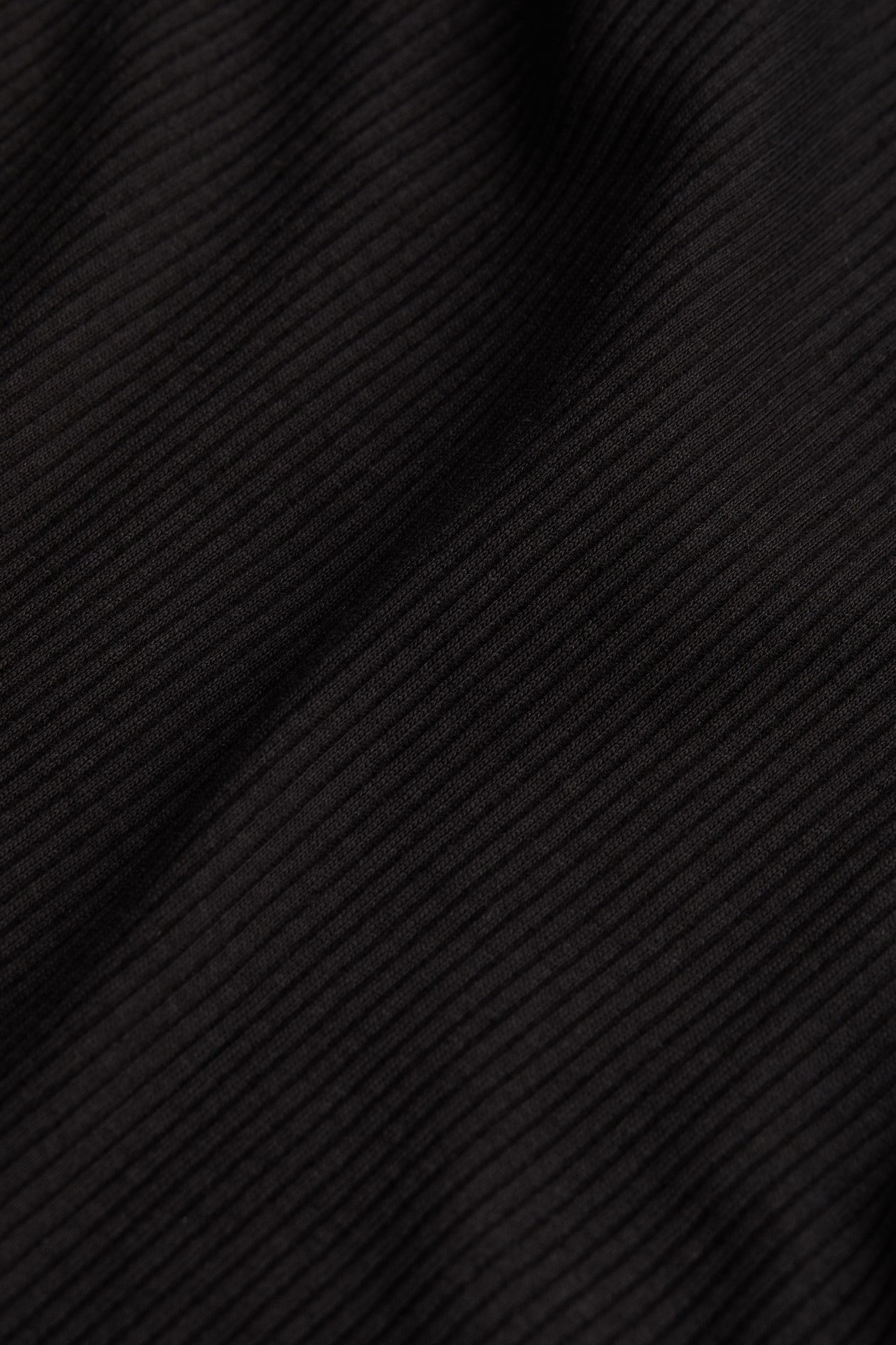 Ribbed T-shirt - Black - Ladies | H&M US