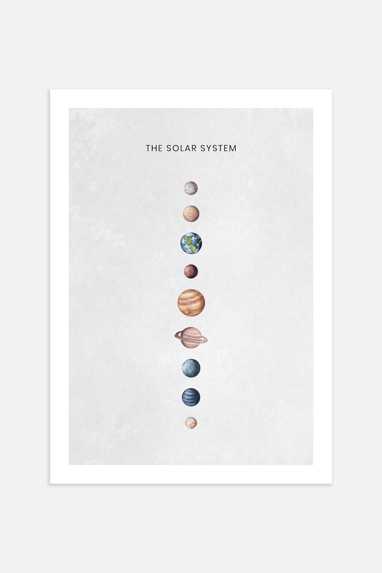 Solar System Poster - Brun/orange/blå - Postery - Home All | H&M SE