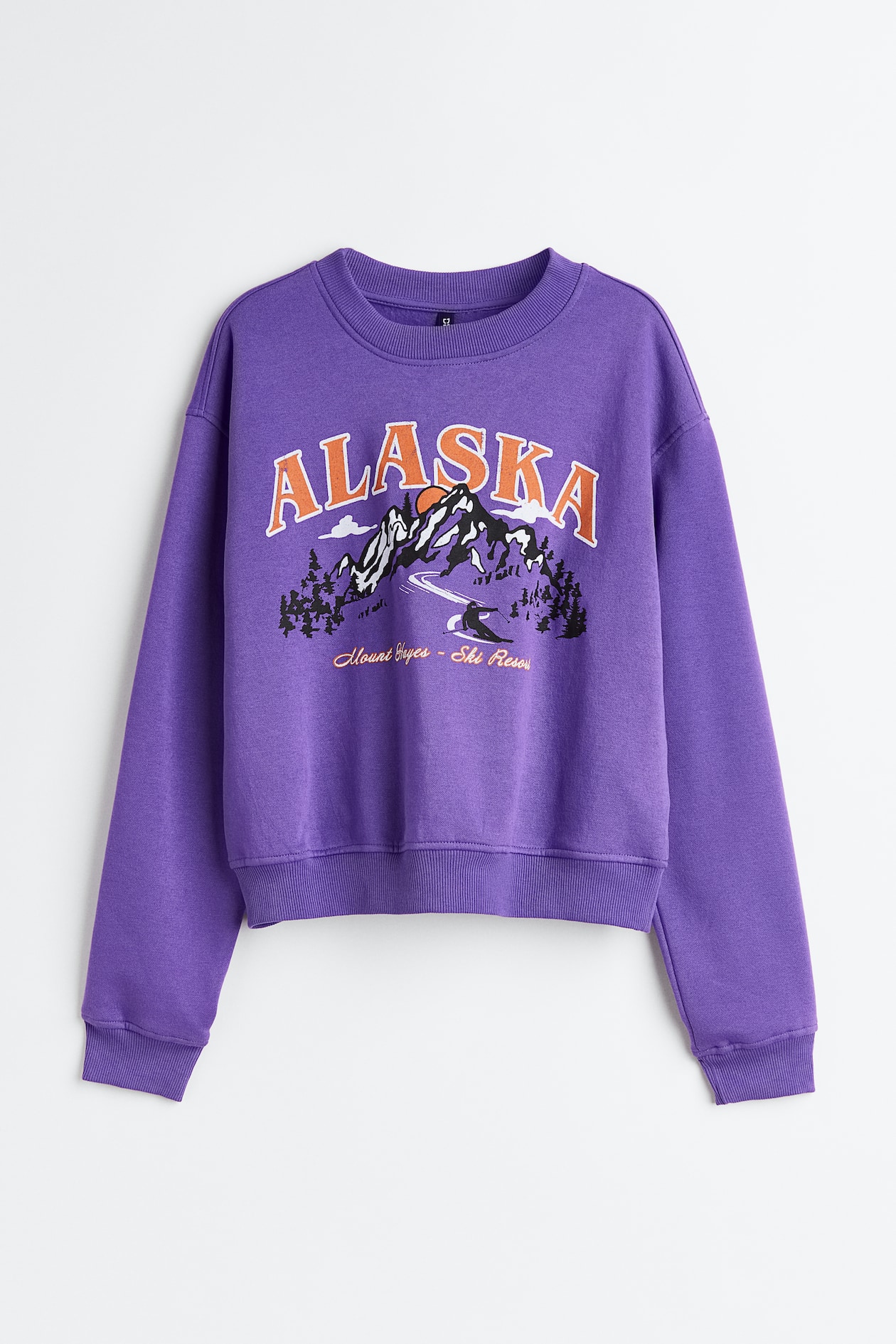 Sudadera con motivo estampado - Lila/Alaska - MUJER | H&M ES