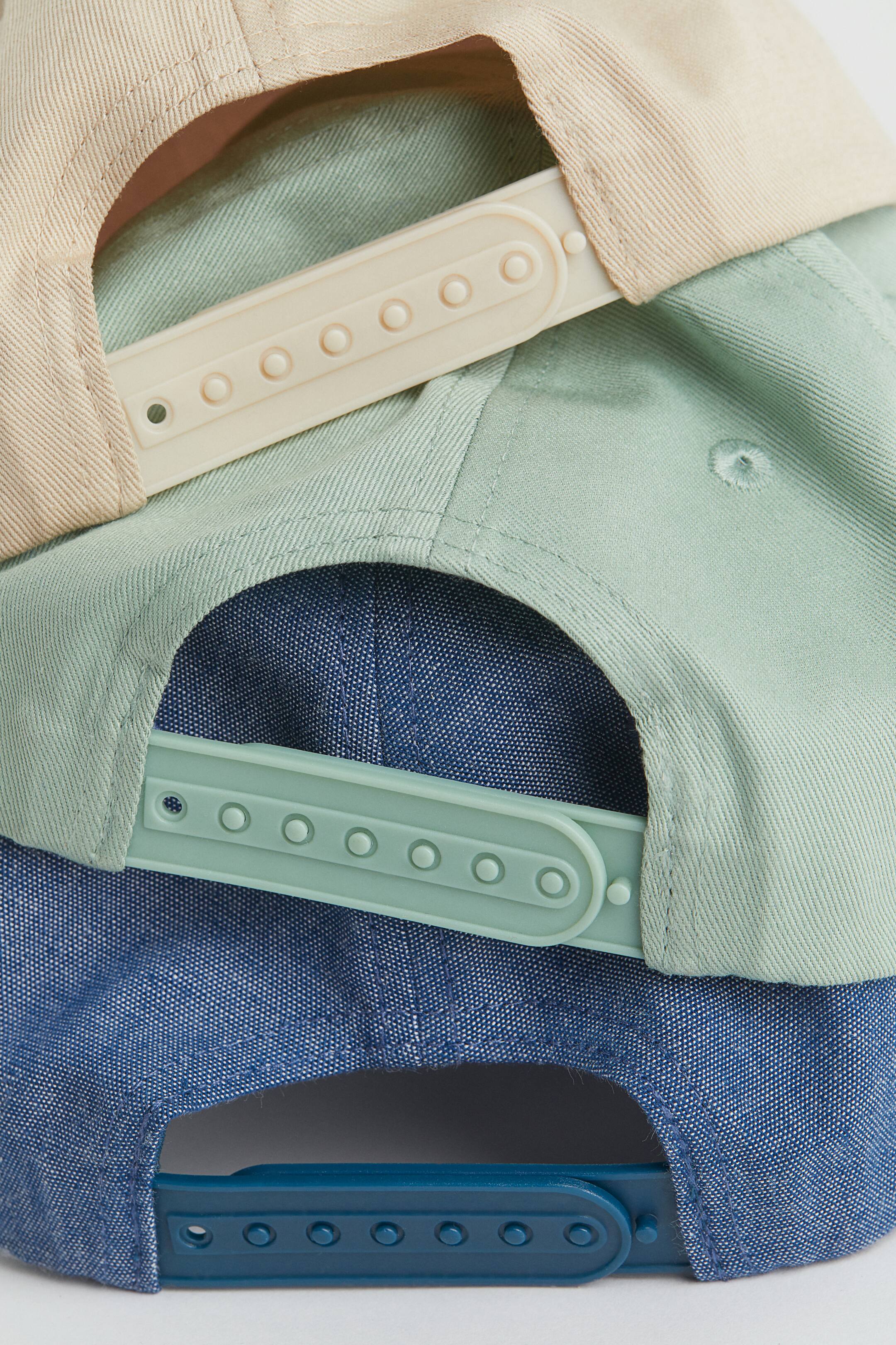 3-pack cotton caps - Light beige - Kids | H&M IE