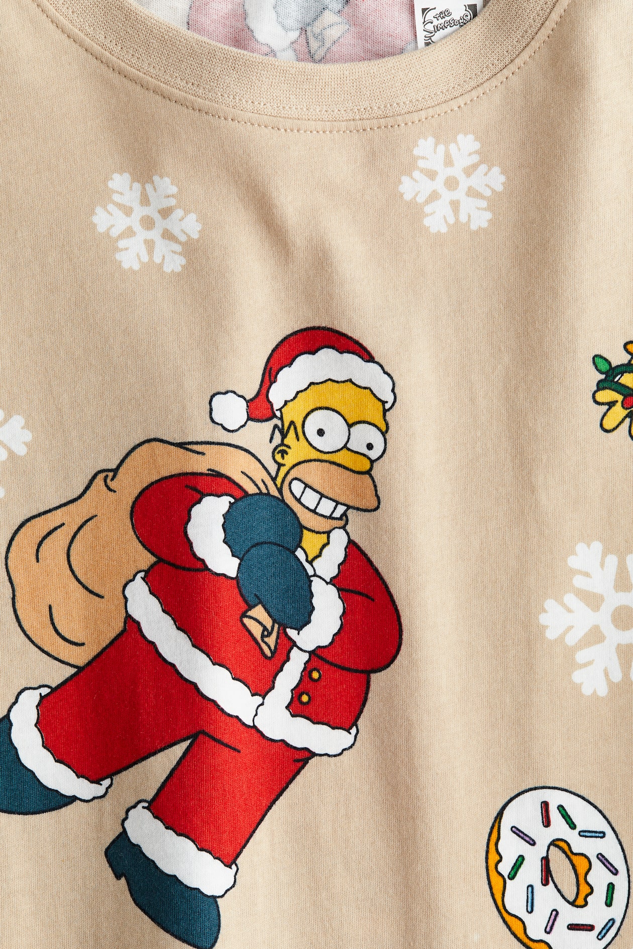 Beige/The Simpsons Cotton T-Shirt with Printed Motif for kids | H&M PH
