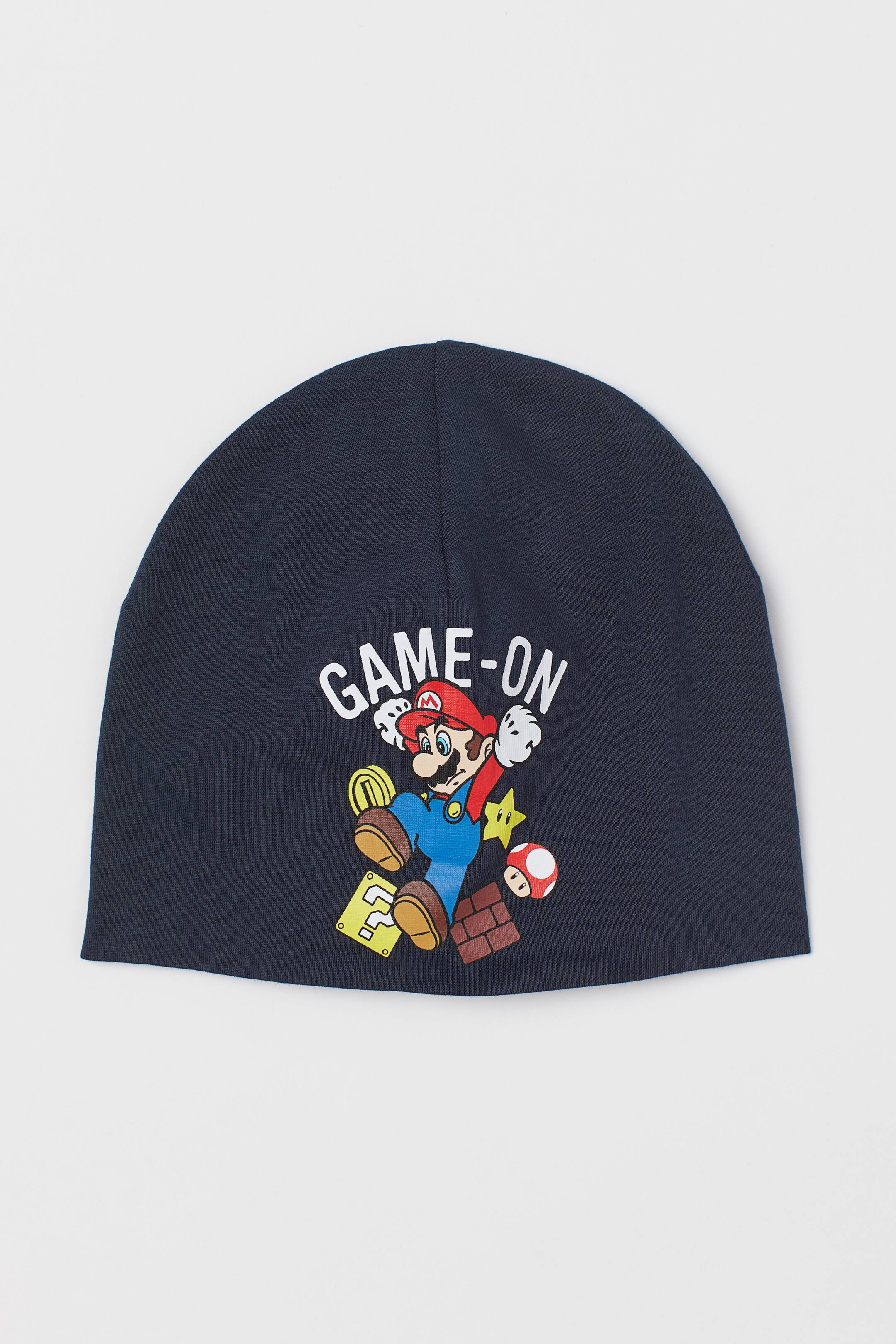 Jersey hat - Dark blue/Super Mario - Kids | H&M HK