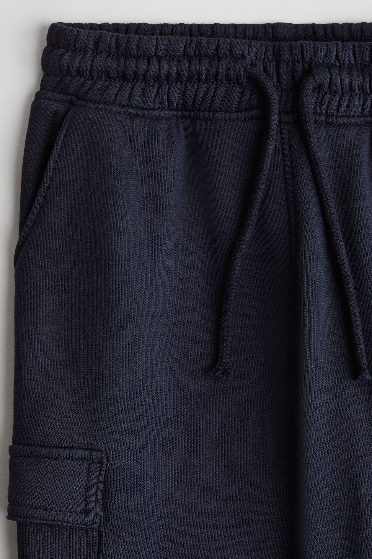Brushed-Inside Cargo Joggers - Navy blue - Kids | H&M US