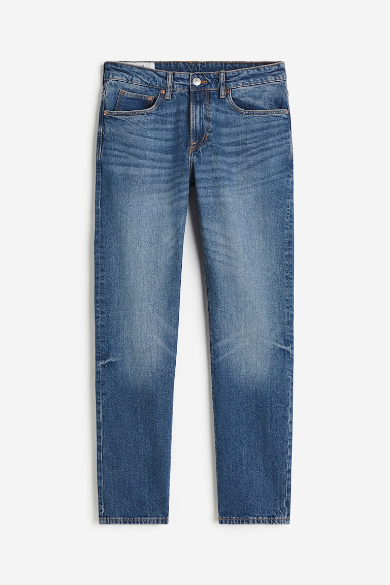 Straight Regular Jeans - Denim blue - Men | H&M GB