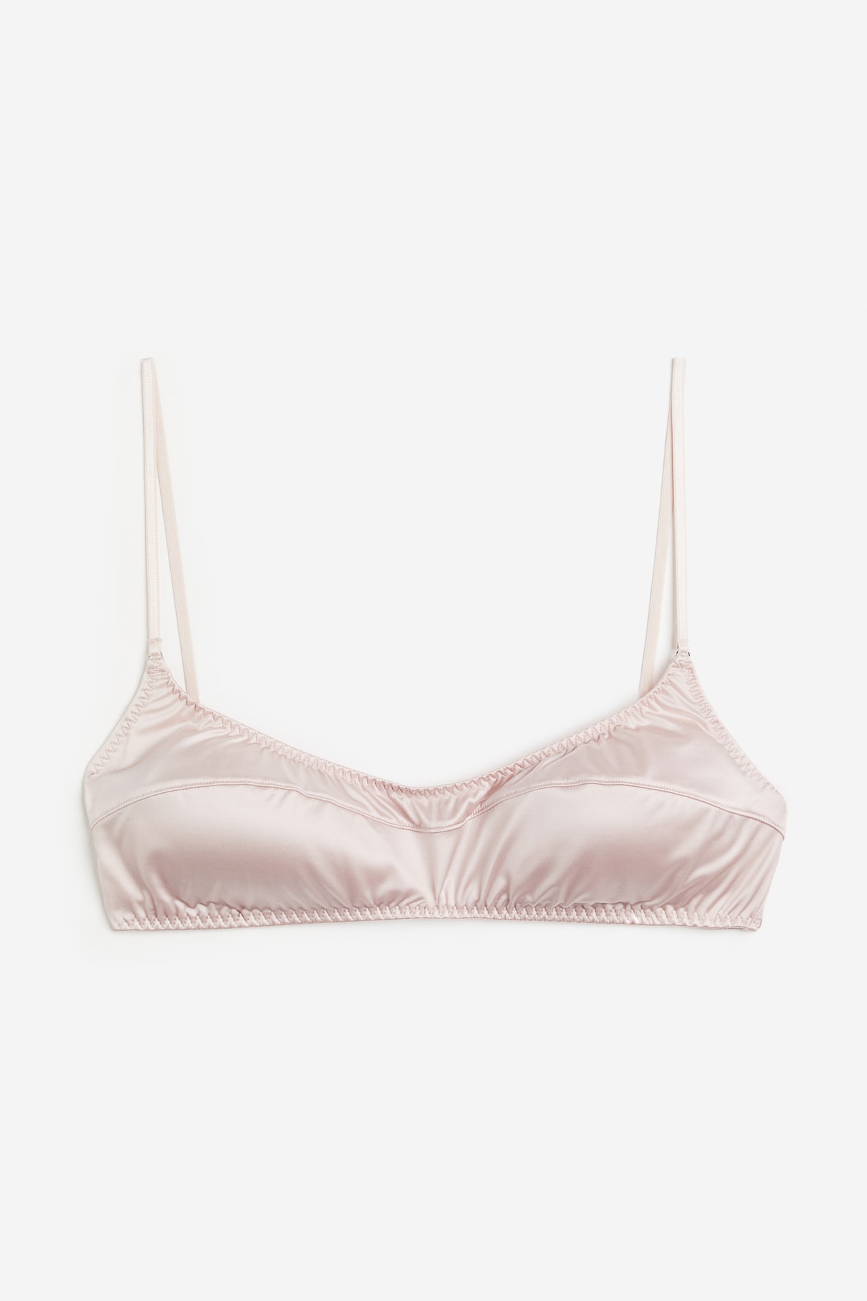 Soft-cup Satin Bra - Powder pink - Ladies | H&M US