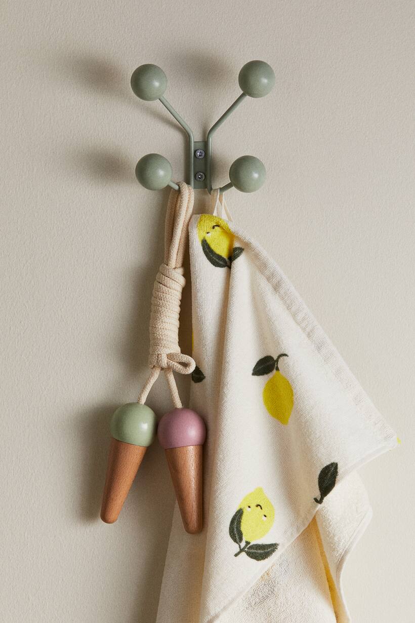 Hanger Rack in Metal and Wood - Light green - Home All | H&M US